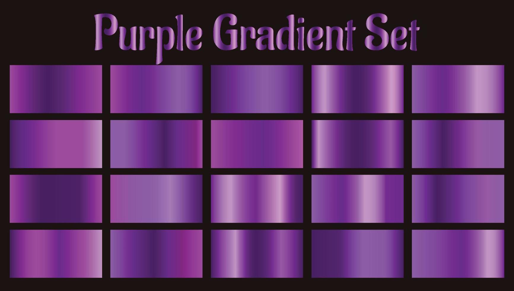 Purple gradient collection vector 7324443 Vector Art at Vecteezy