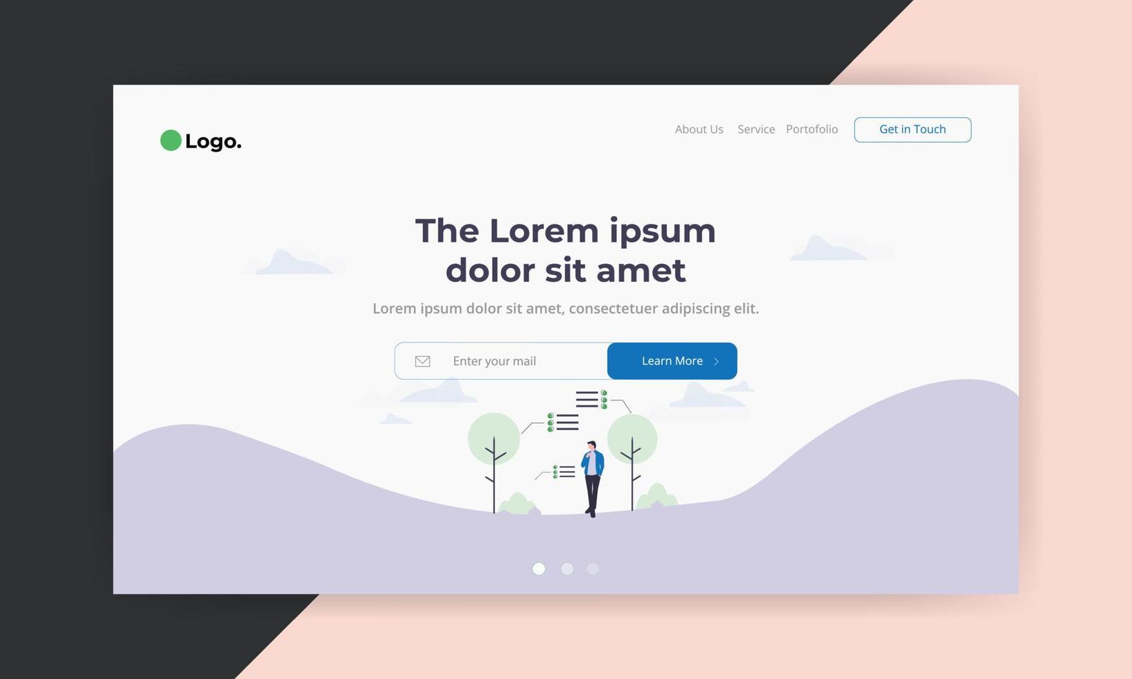 Website Landing Page template for websites, or apps. Website Hero Image ... Website Landing Page template for websites, or apps. Website Hero Image ...