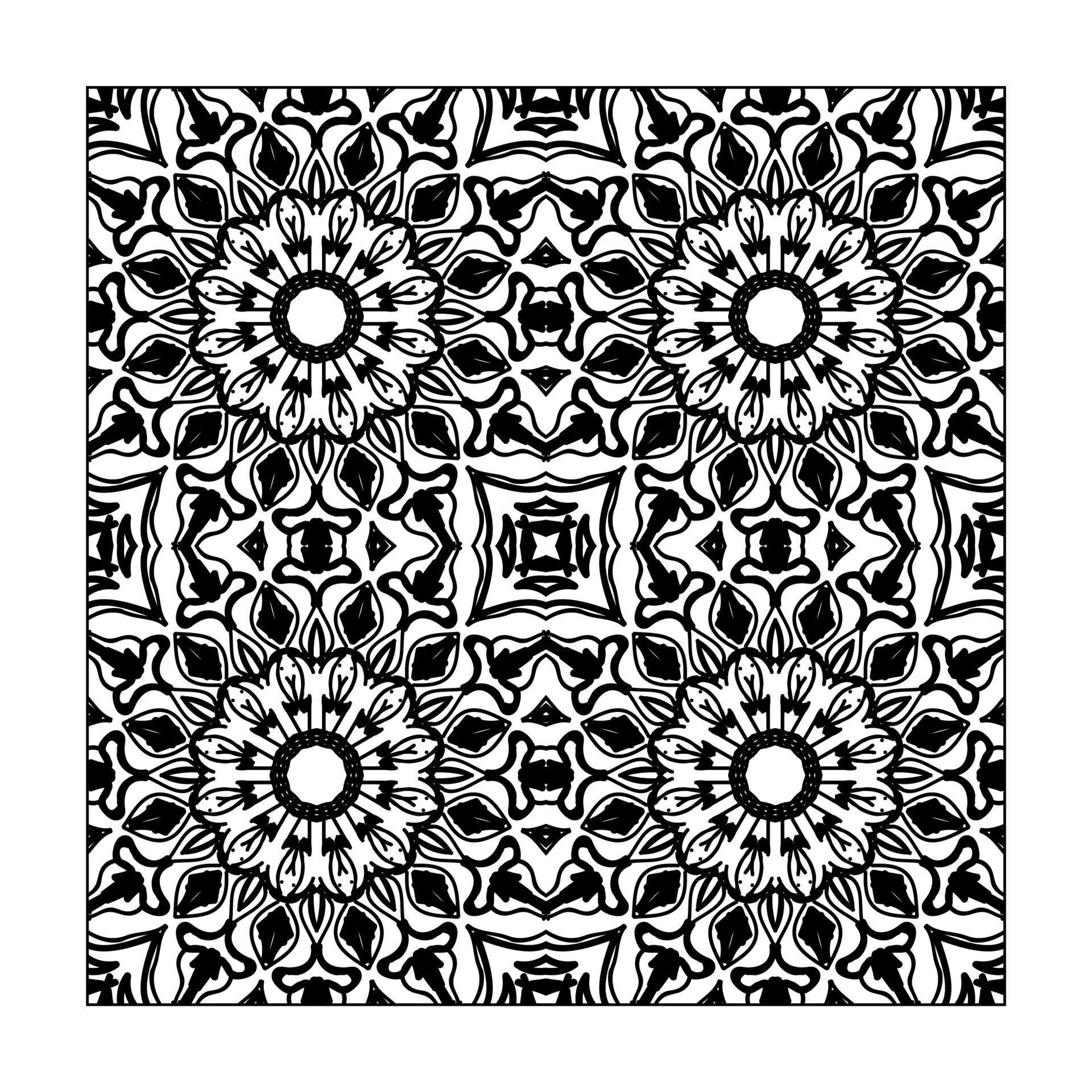 Seamless pattern floral ornament 7328646 Vector Art at Vecteezy