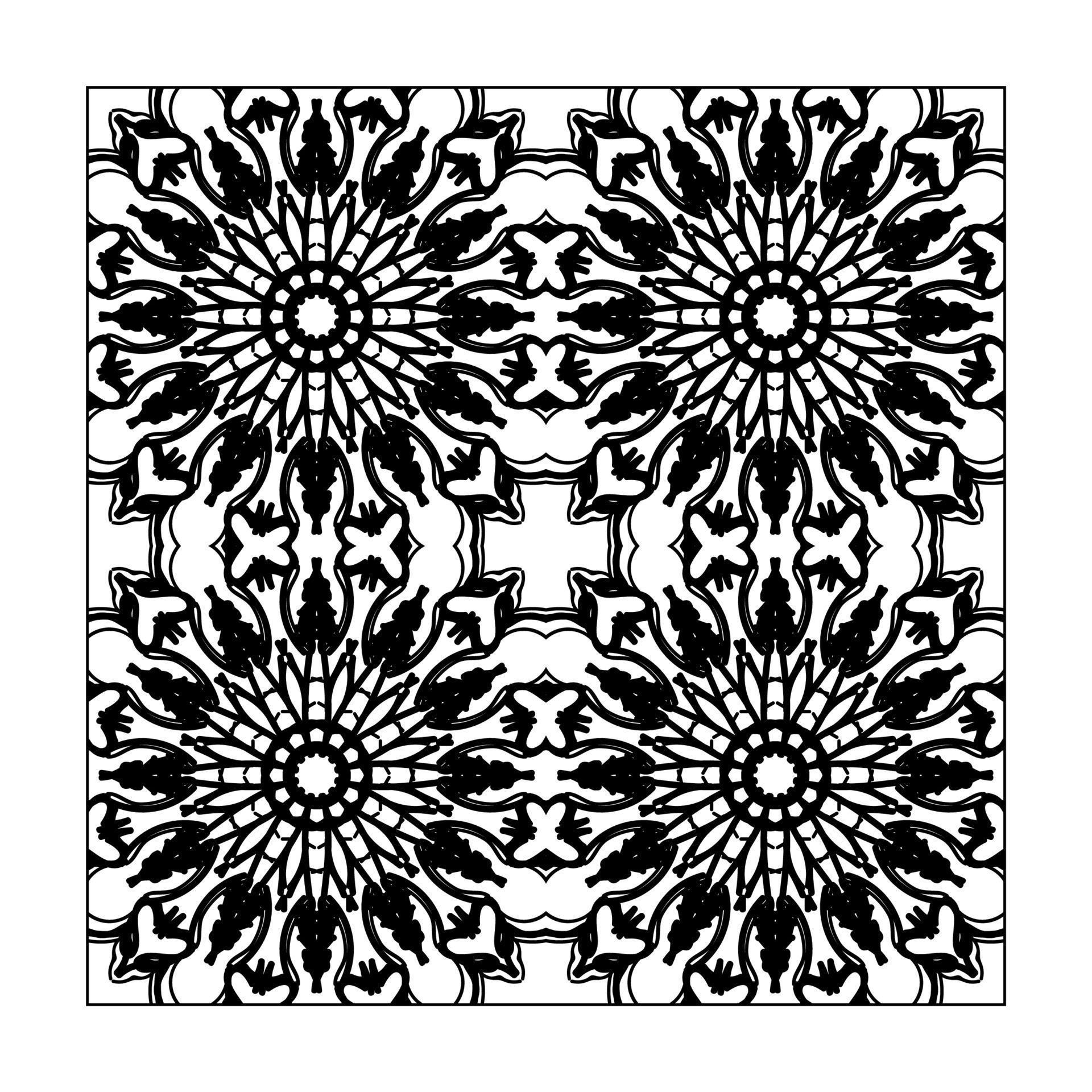 Seamless pattern floral ornament 7328649 Vector Art at Vecteezy