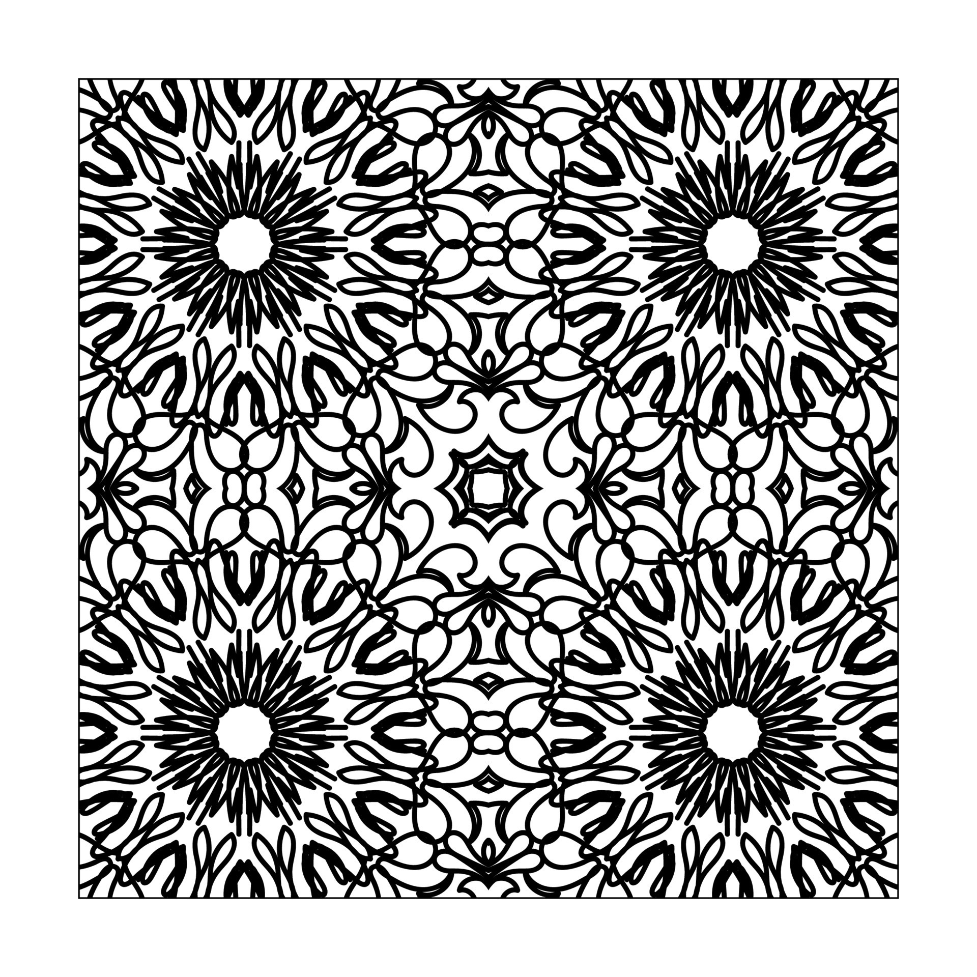 Seamless pattern floral ornament. 7328653 Vector Art at Vecteezy