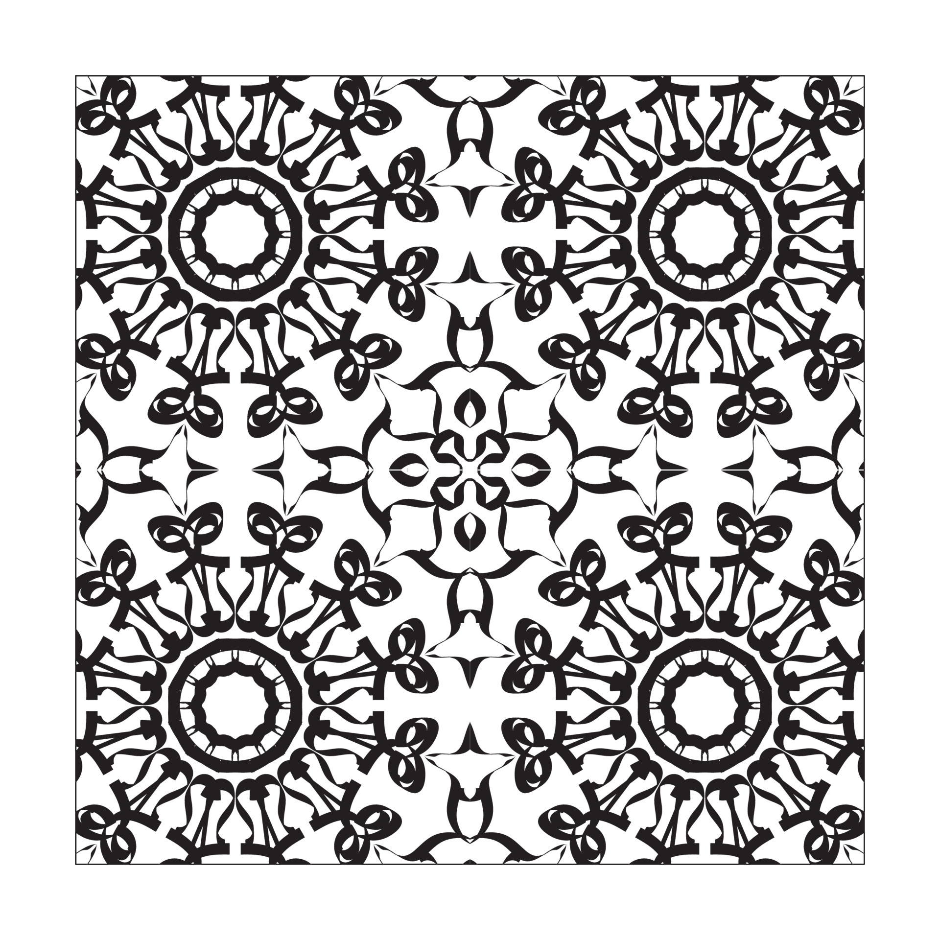 Mandala seamless pattern floral ornament. 7328694 Vector Art at Vecteezy