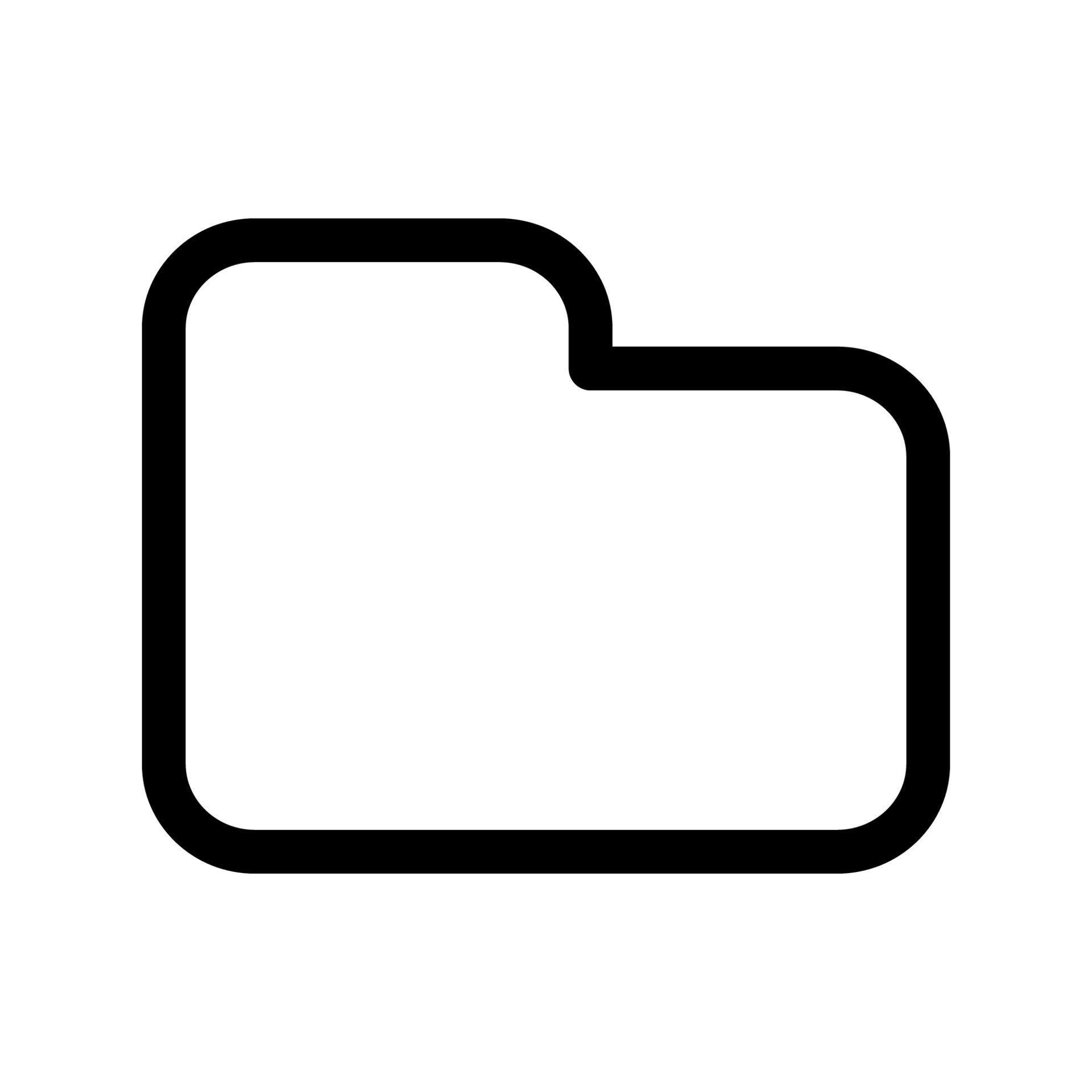 folder icon template 7337287 Vector Art at Vecteezy