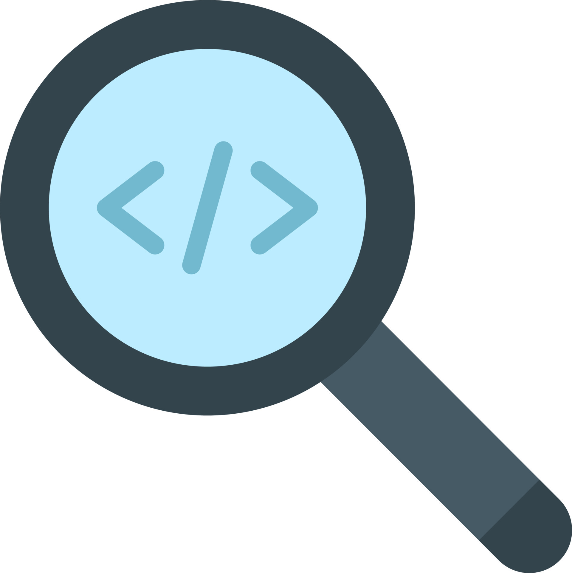 Search from Code Flat Color Icon 7343081 Vector Art at Vecteezy