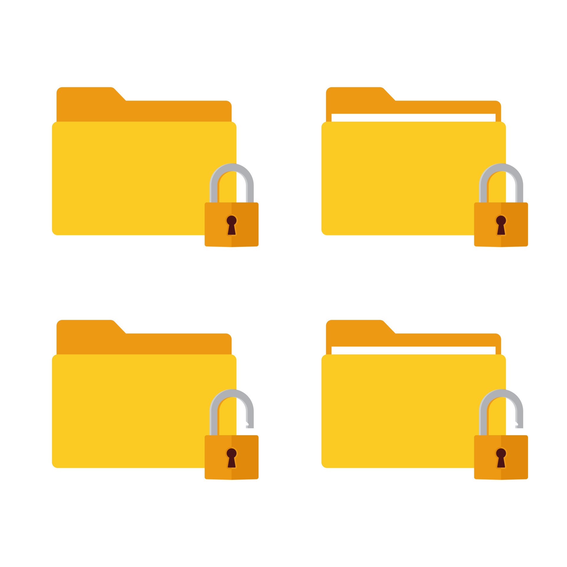 Locked Folder Icon Suitable For Design Element Of Folder Security And Document Protection Data