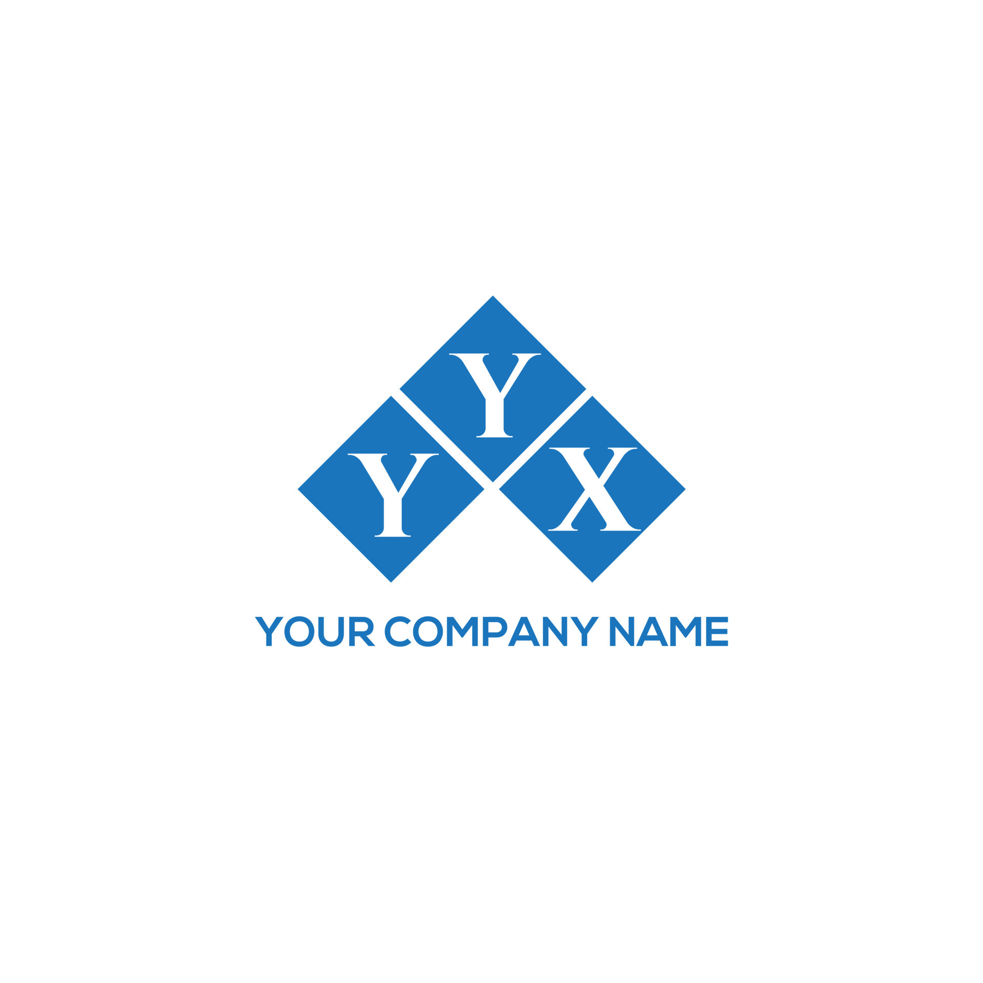 YYX letter logo design on white background. YYX creative initials letter logo concept. YYX ...