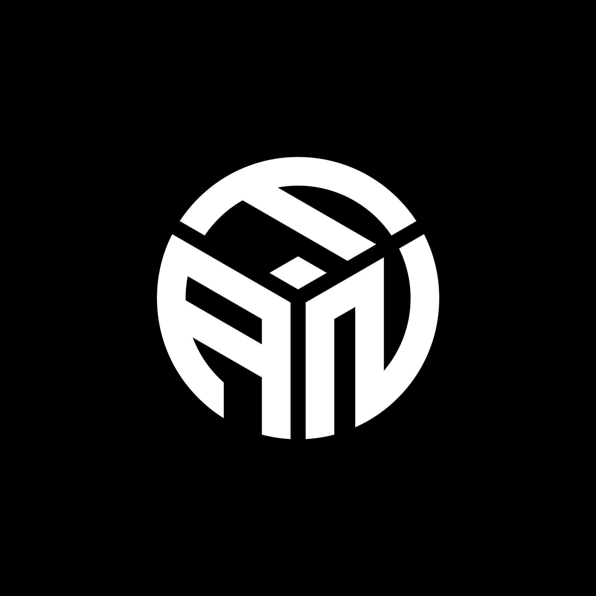 FAN Letter Logo Design On Black Background FAN Creative Initials fan-letter-logo-design-on-black-background-fan-creative-initials