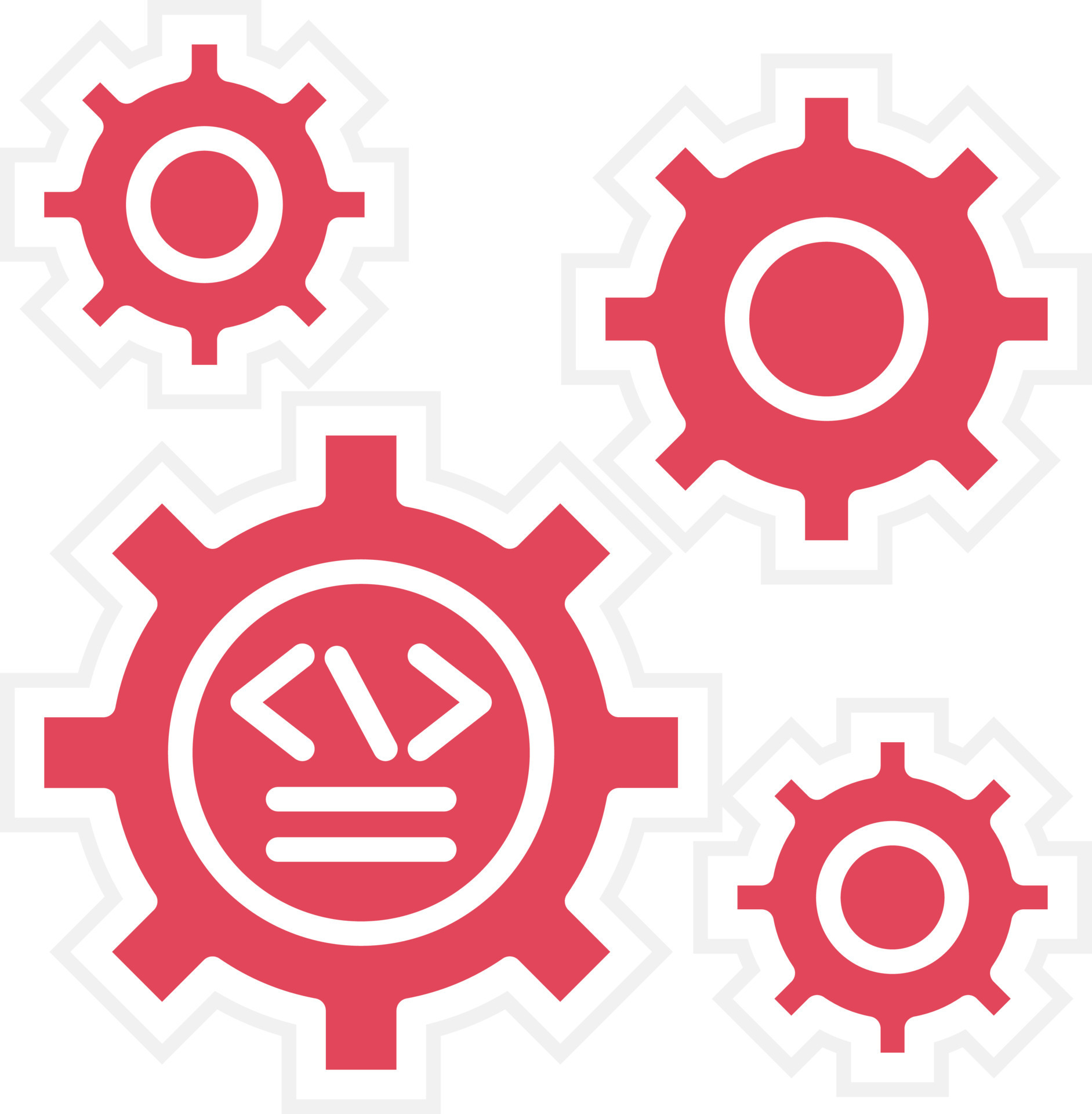 estilo de icono de configuración de código 7355971 Vector en Vecteezy