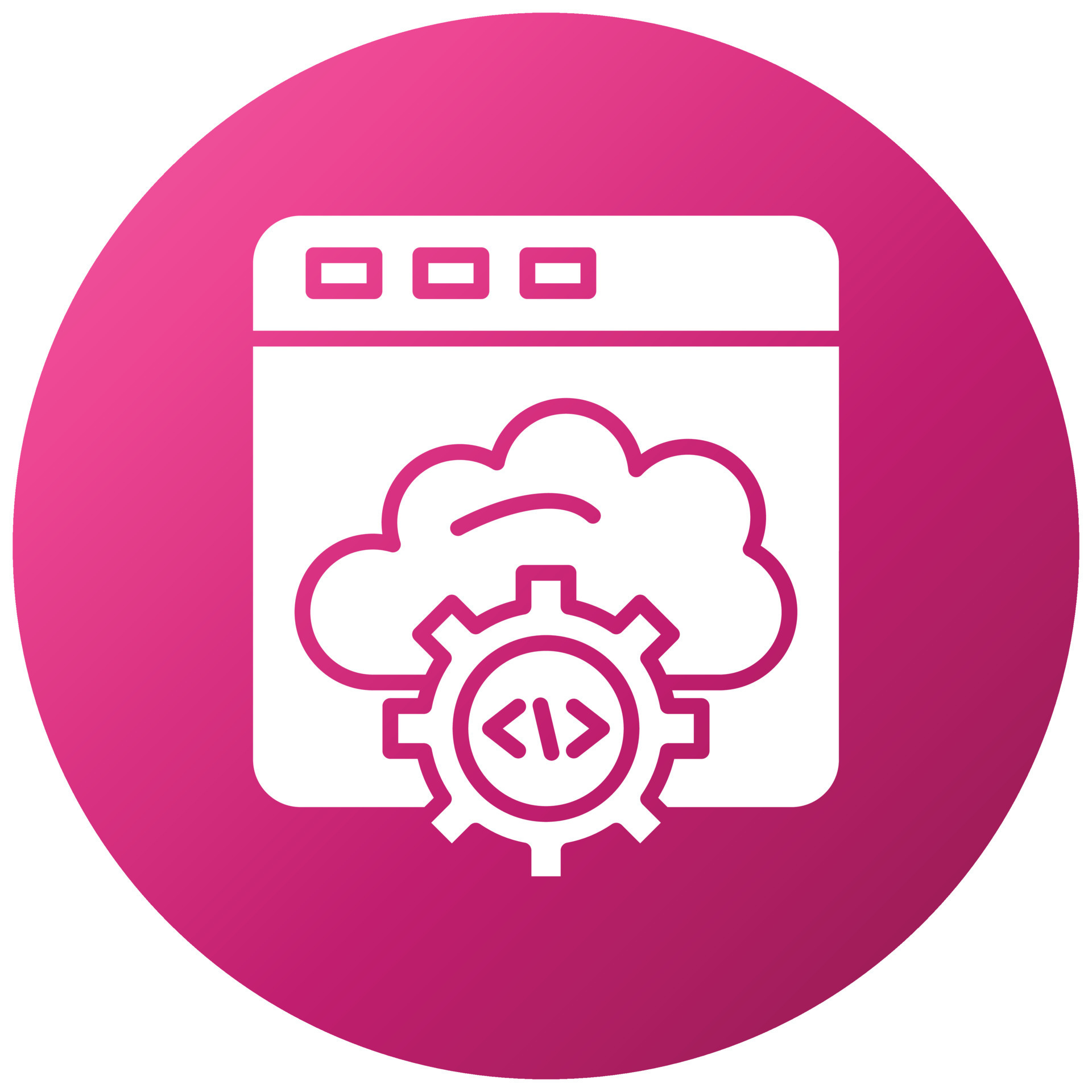 Web API Icon Style 7356333 Vector Art at Vecteezy