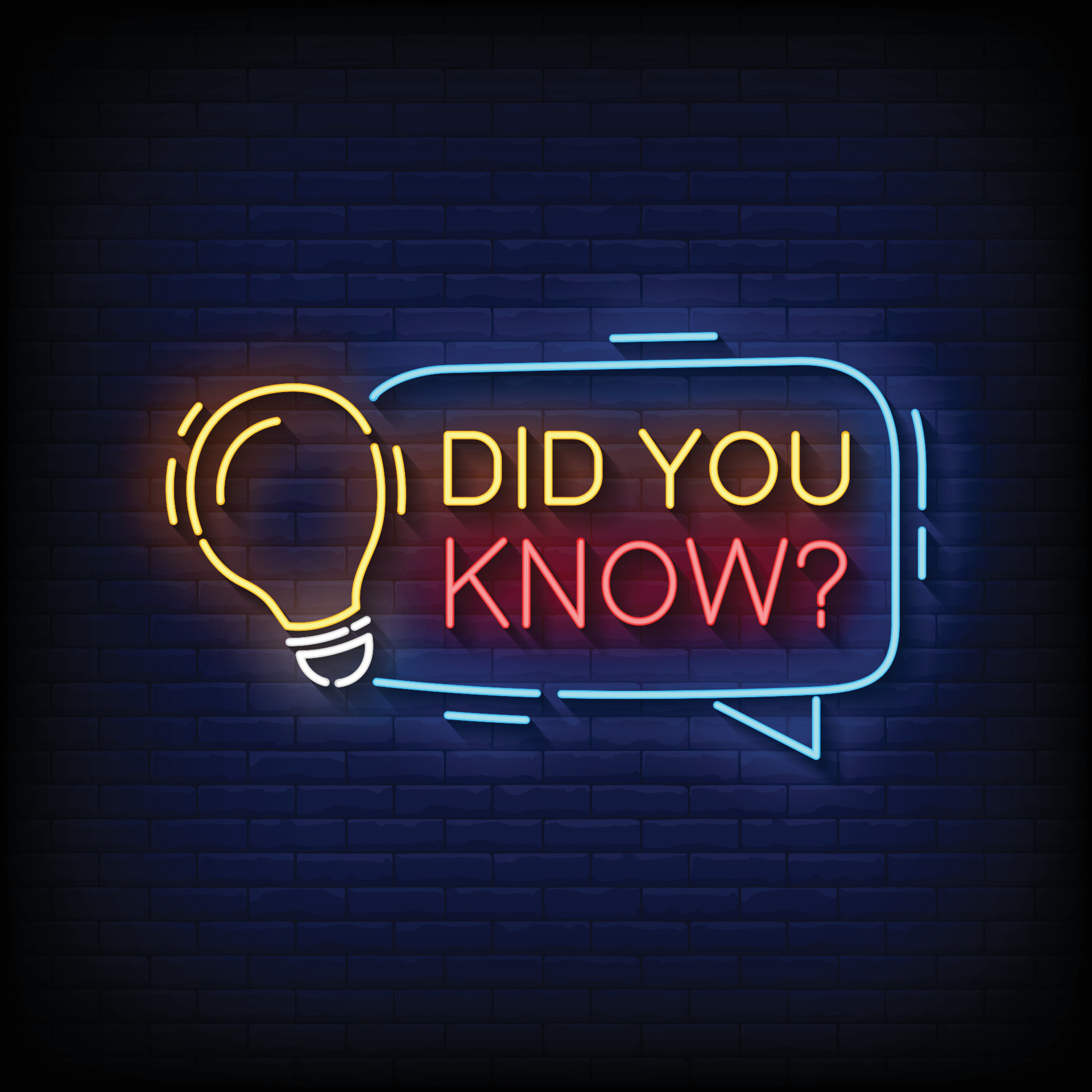 Did You Know Neon Signs Style Text Vector 7356966 Vector Art at Vecteezy Did You Know Neon Signs Style Text Vector 7356966 Vector Art at Vecteezy