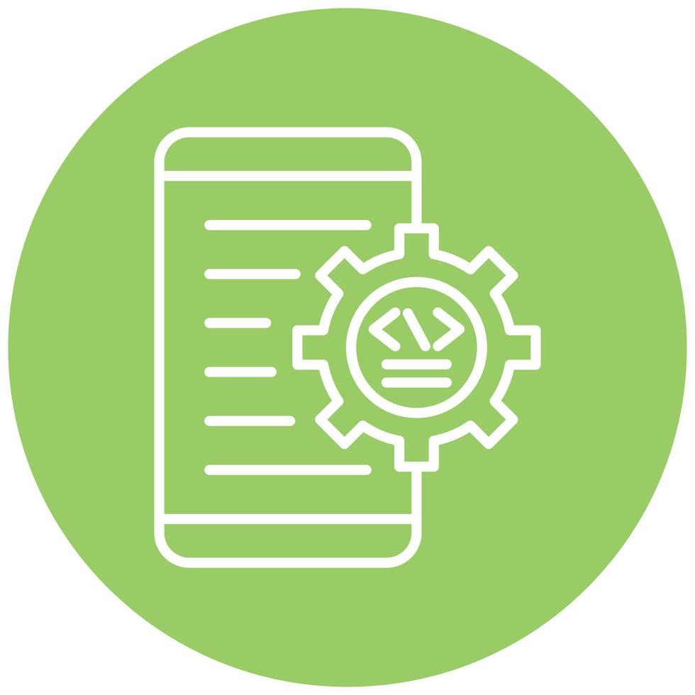 App Development Icon Style 7358650 Vector Art at Vecteezy