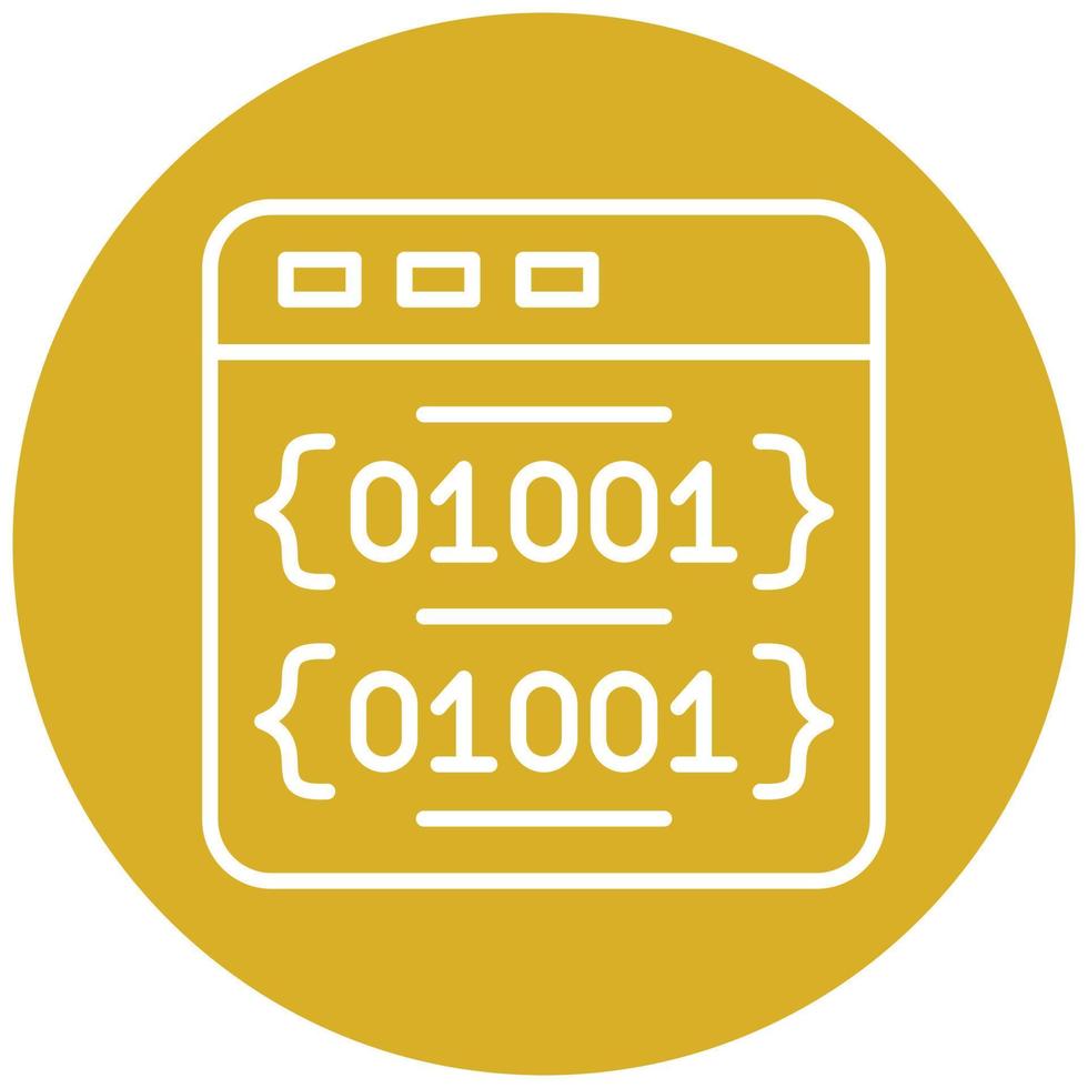 Binary Code Icon Style 7358785 Vector Art at Vecteezy
