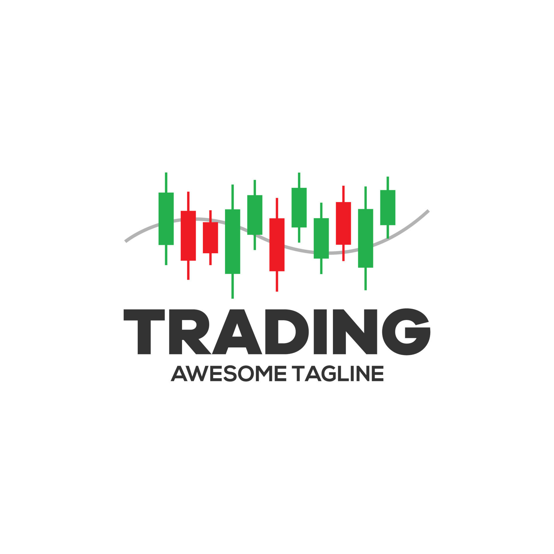 Trading financial vector logo. Trading icon. Candlestick trading ... Trading financial vector logo. Trading icon. Candlestick trading ...