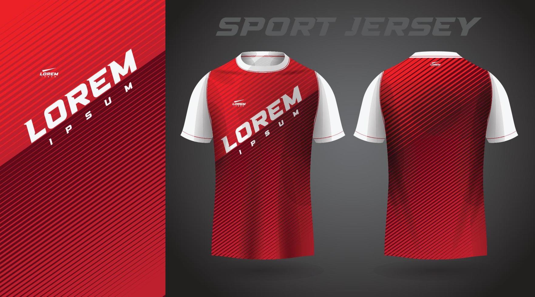 Red T Shirt Sport Jersey Design 7375415 Vector Art At Vecteezy