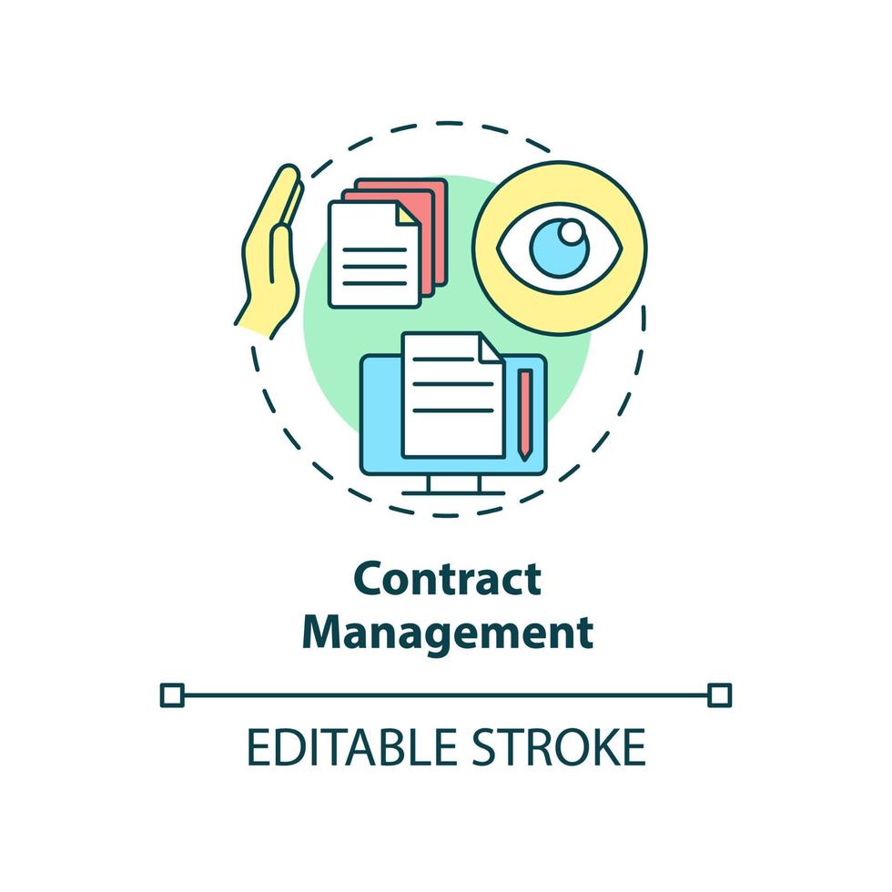 Contract Management Icon