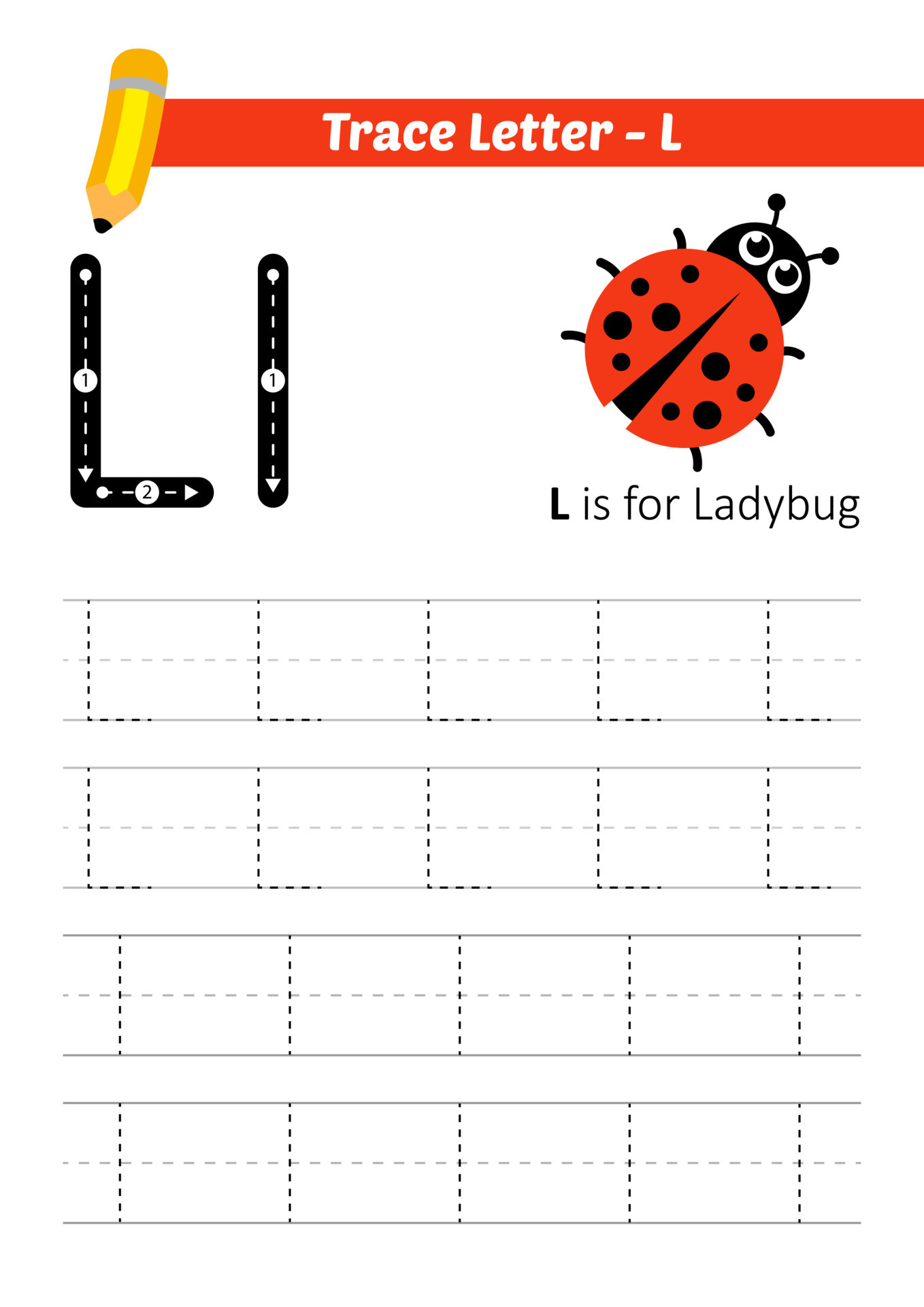 Letter Tracing Vector Art, Icons, and Graphics for Free Download