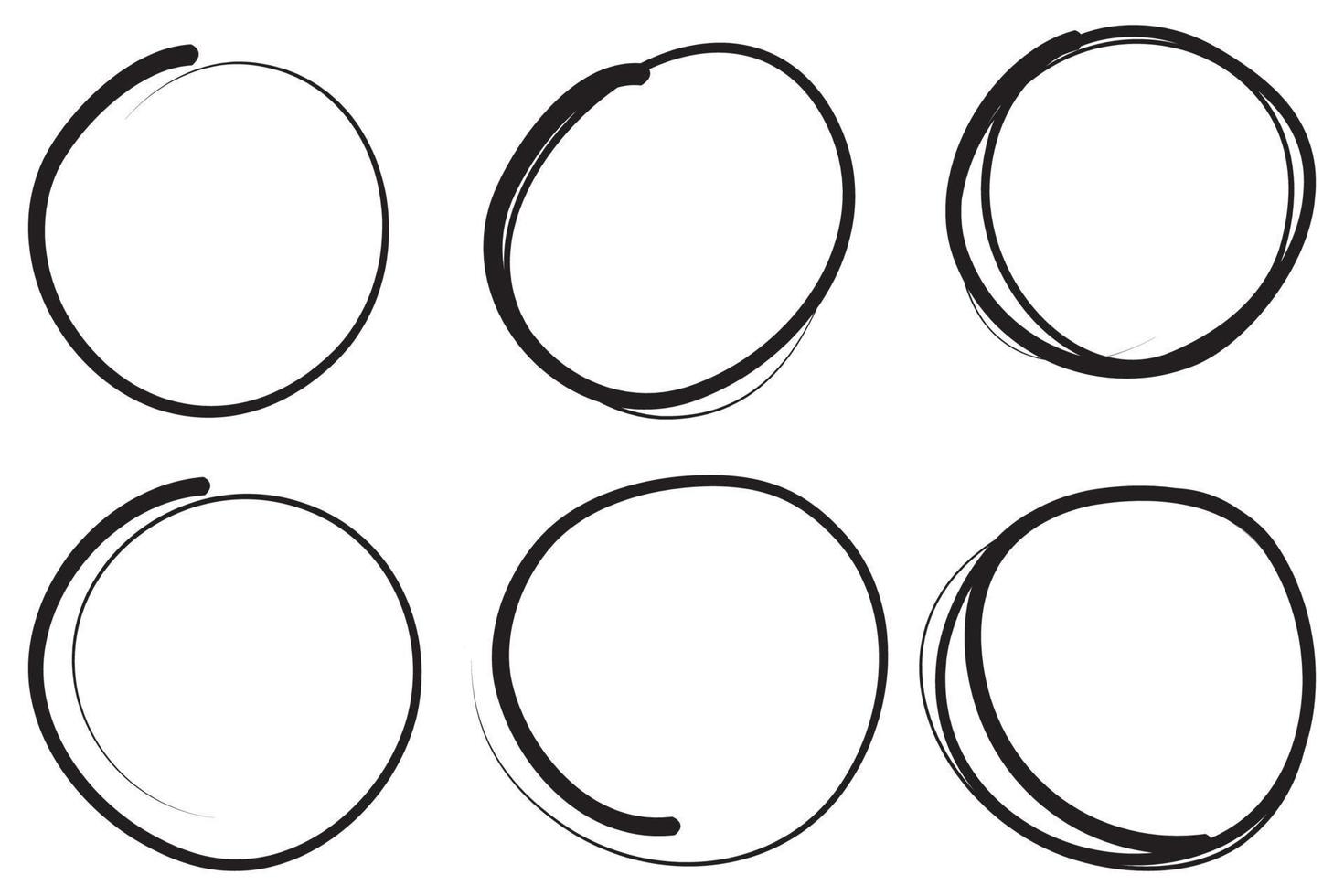 Hand drawn Circle Shape. Spiral Vector Illustration. Design elements ... Hand drawn Circle Shape. Spiral Vector Illustration. Design elements ...