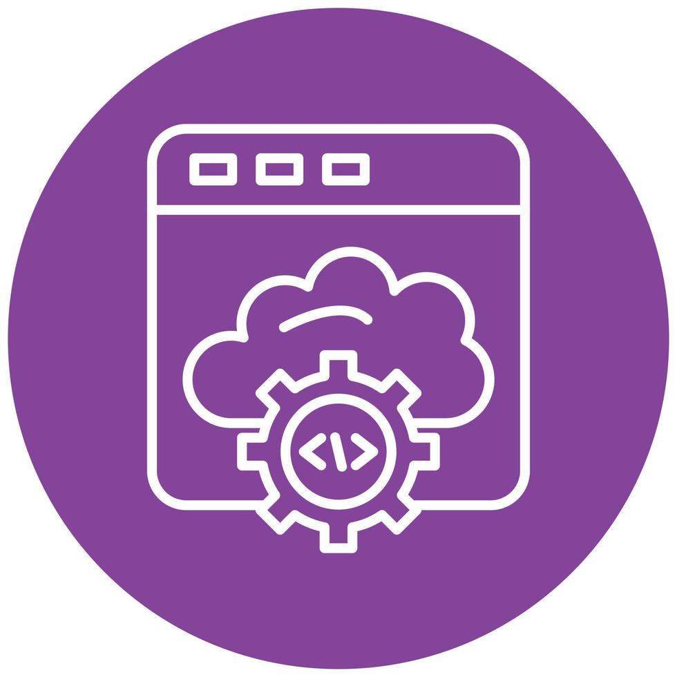 Web API Icon Style 7384176 Vector Art at Vecteezy