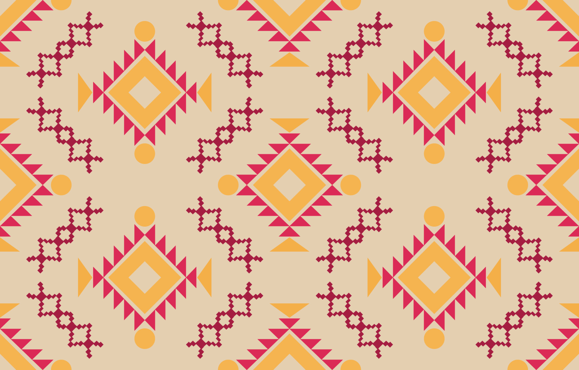 Navajo Fabric Seamless Pattern Geometric Tribal Ethnic Traditional