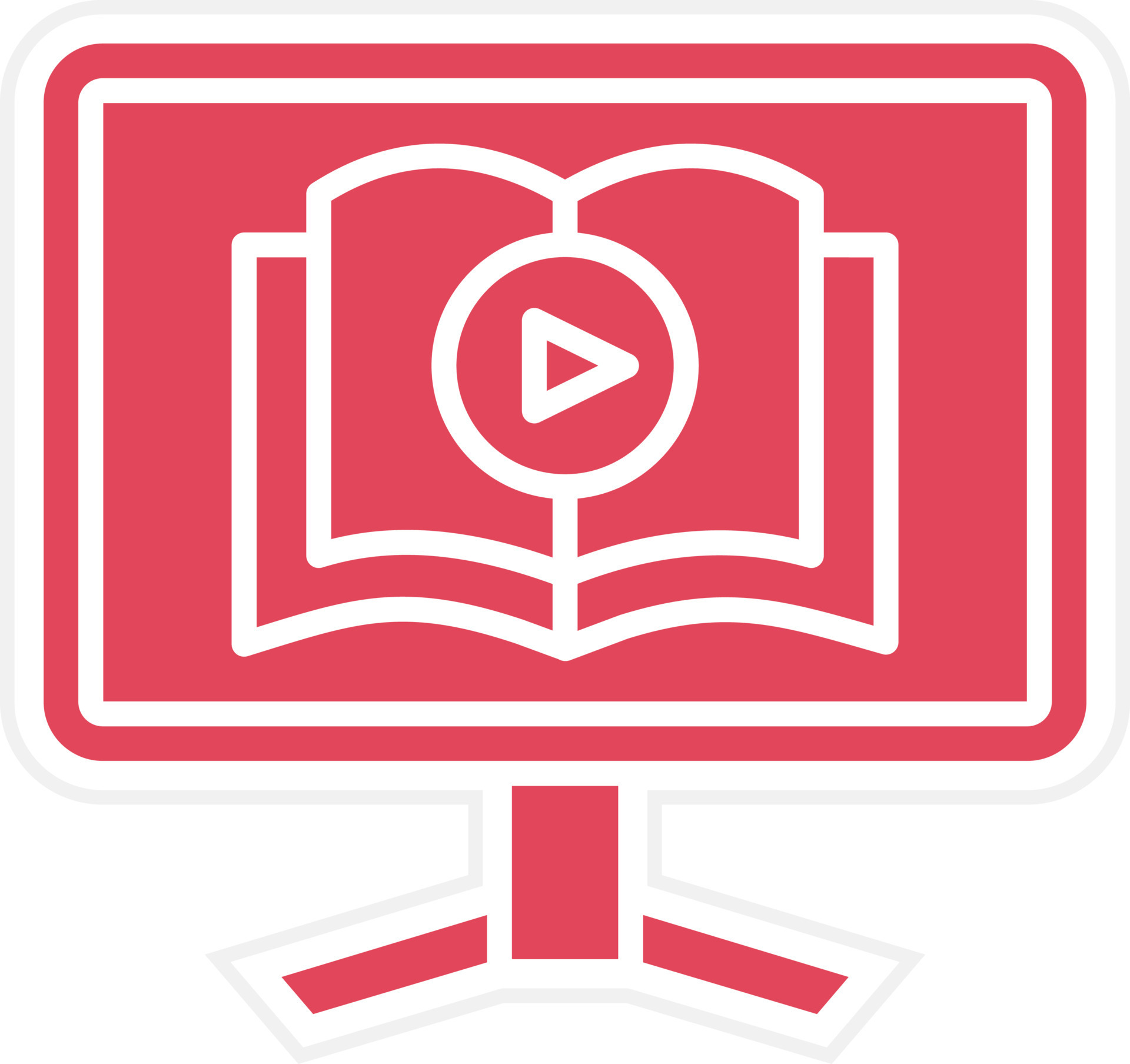 estilo de icono de video tutorial 7384505 Vector en Vecteezy