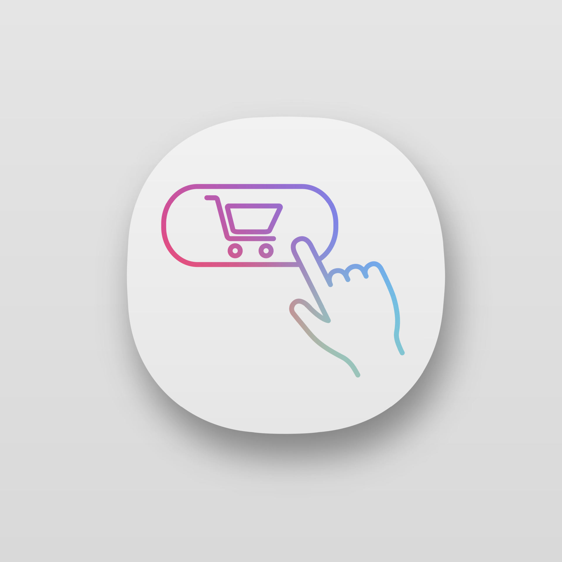 Buy Button App Icon Add To Cart Online Shopping Digital Purchase Ui Ux User Interface Web