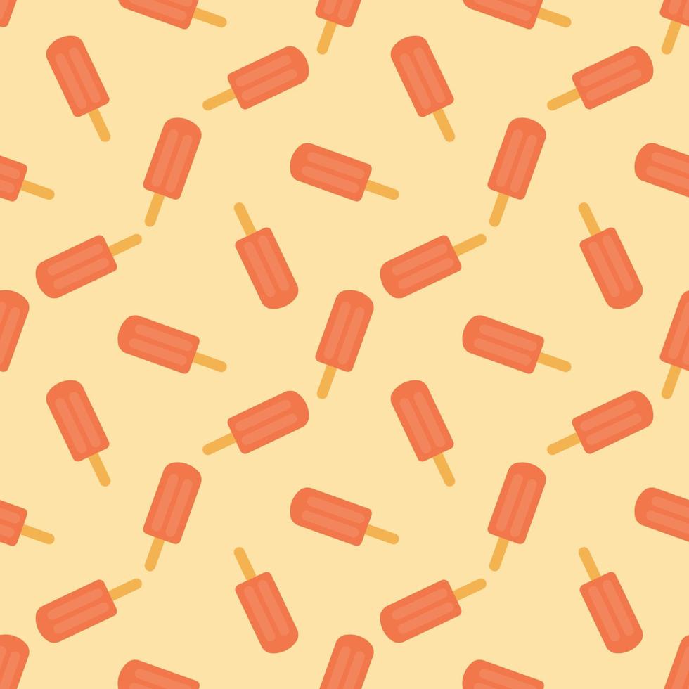 patrón sin costuras de helado. helado con jugo de frutas. paleta en un palo 7402946 Vector en ...
