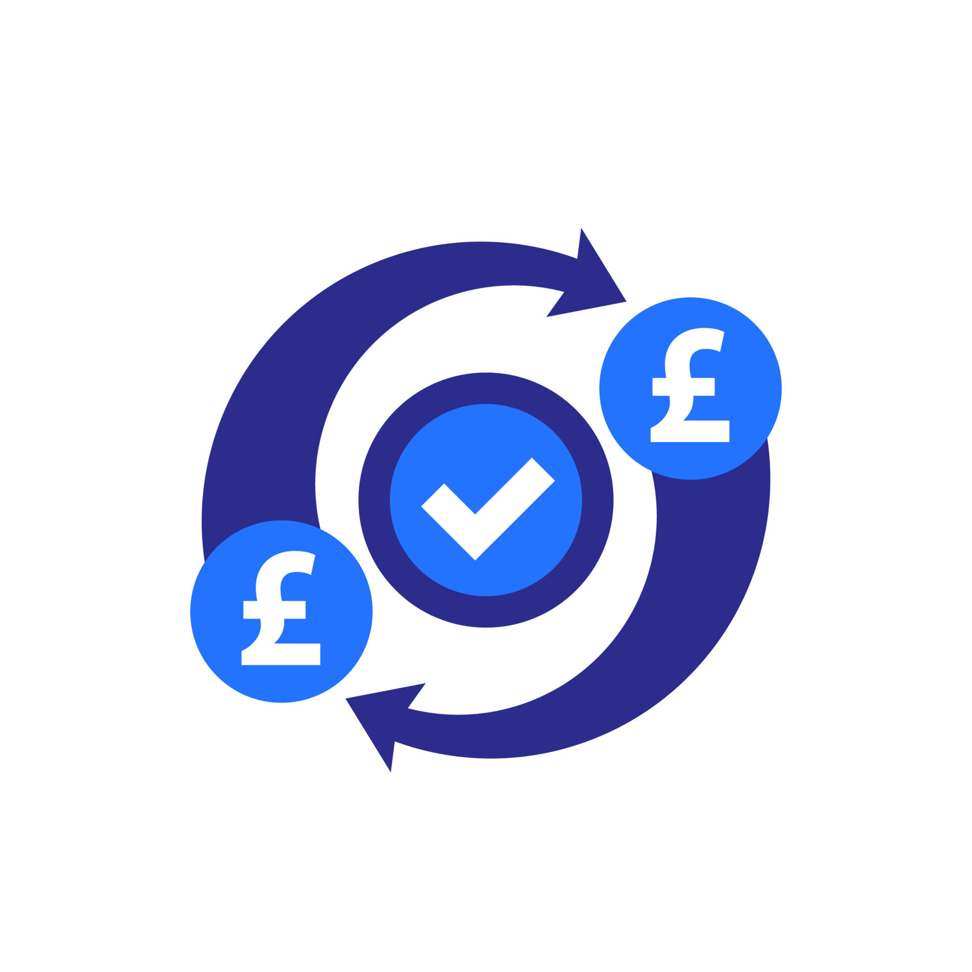 Costs Optimization Efficiency Icon With A Pound 7405120 Vector Art At