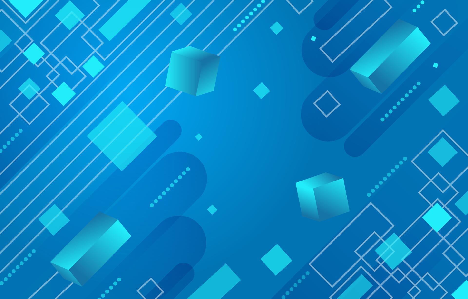 Blue Abstract Rectangle Background 7407682 Vector Art at Vecteezy