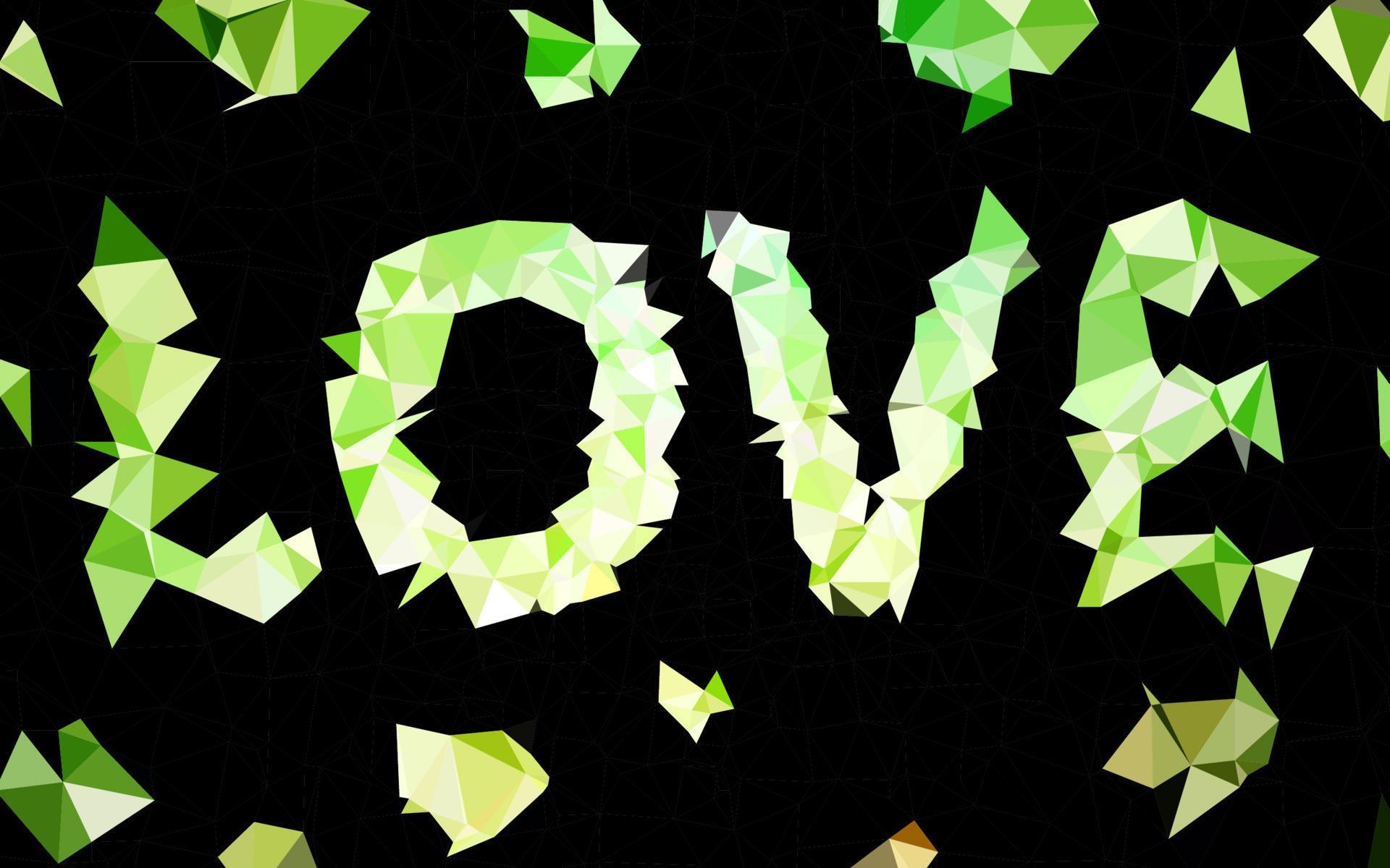 Dark Green Vector Abstract Polygonal Texture 7413191 Vector Art At