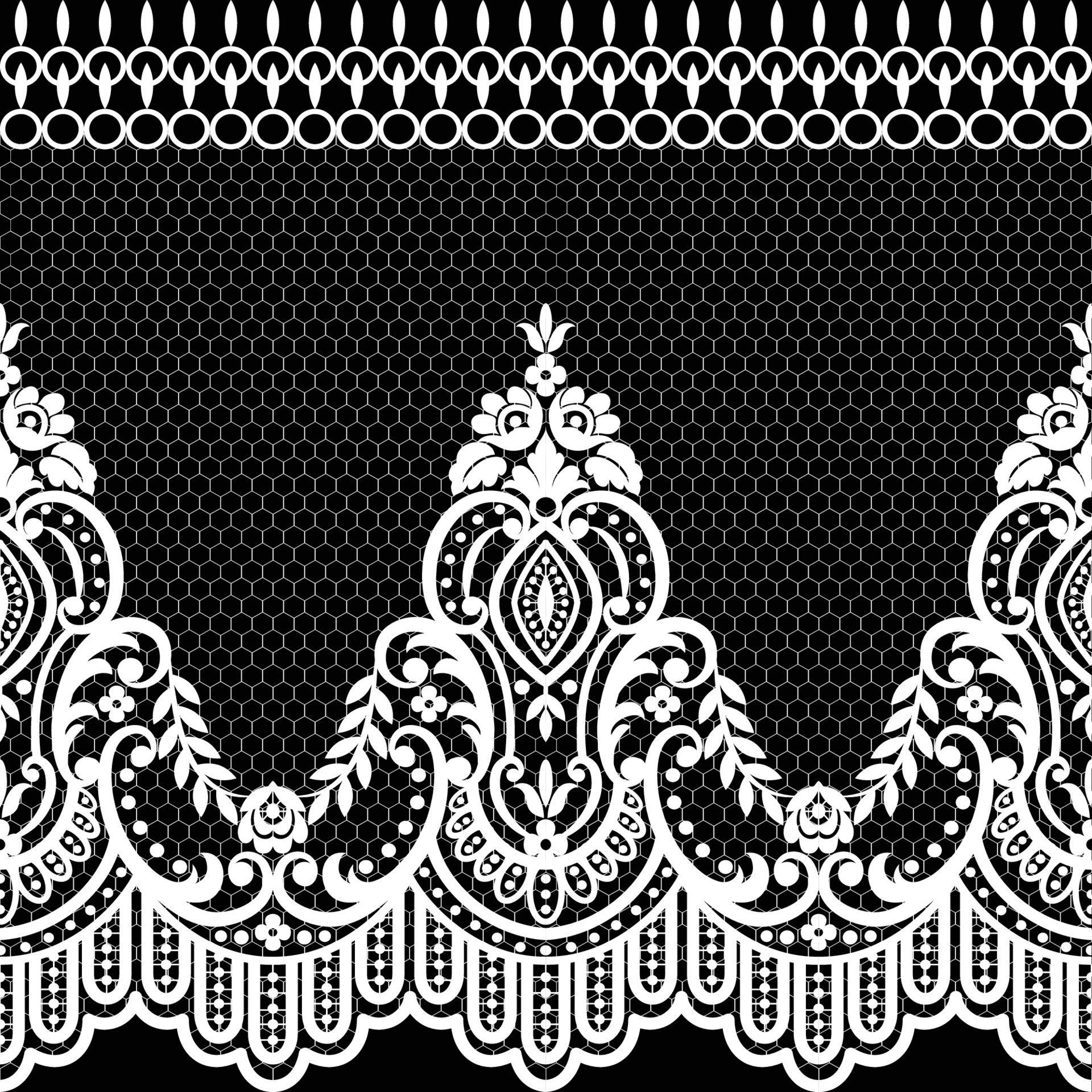 Lace seamless pattern with flowers 7414904 Vector Art at Vecteezy