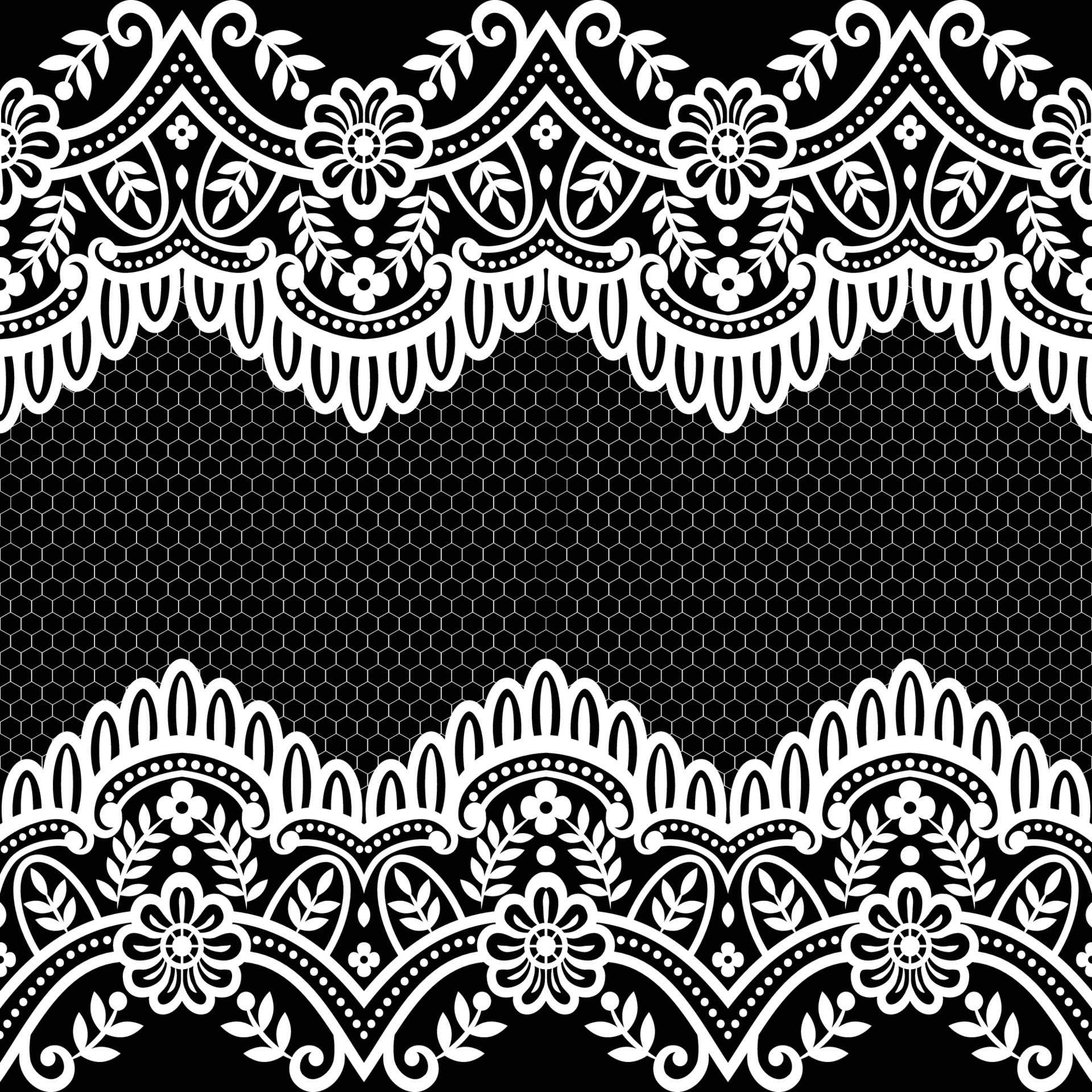 Lace seamless pattern with flowers 7414929 Vector Art at Vecteezy