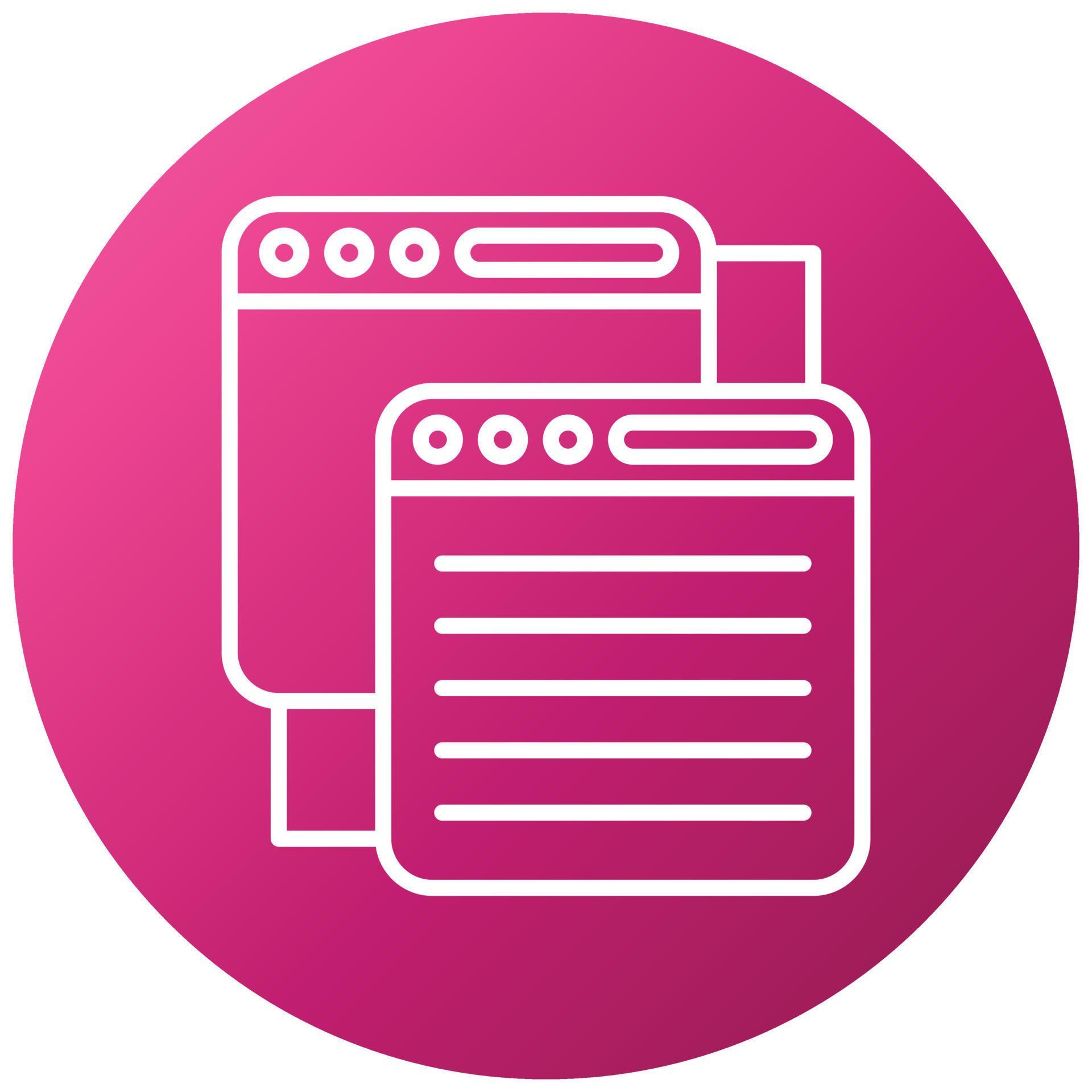 Queue Icon Style 7433683 Vector Art at Vecteezy