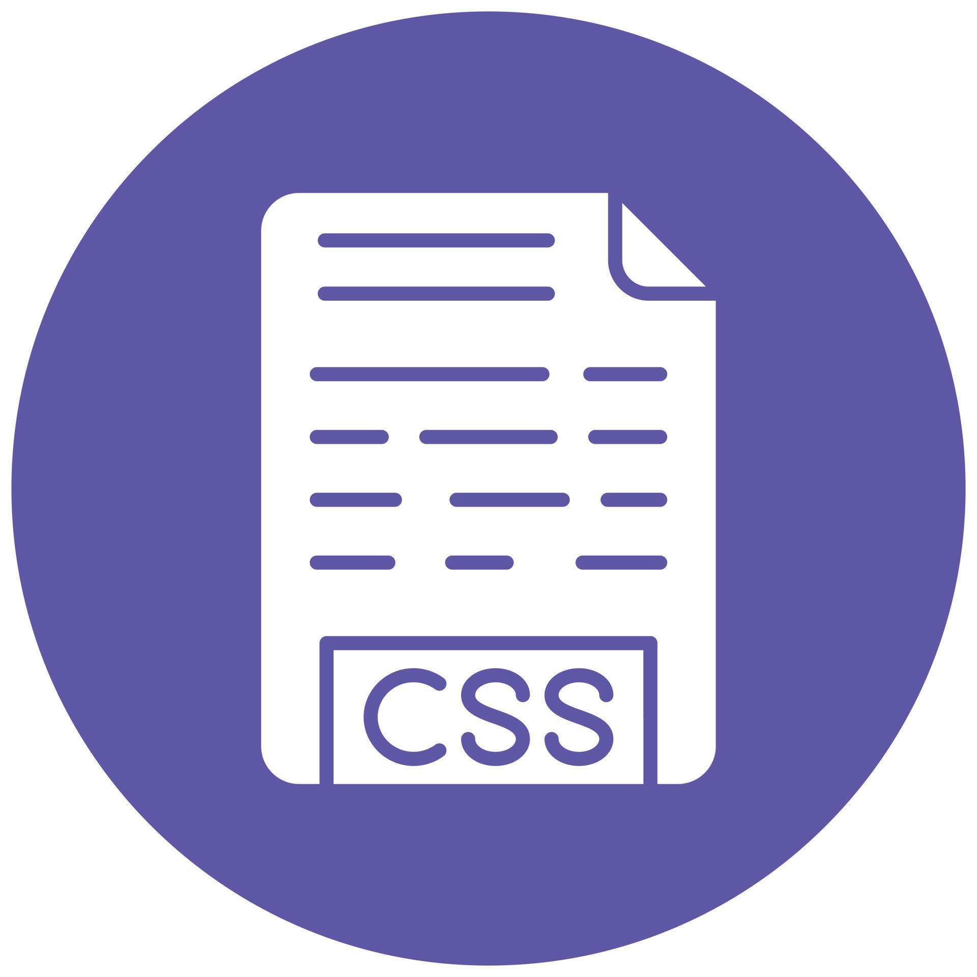CSS File Icon Style 7433988 Vector Art at Vecteezy