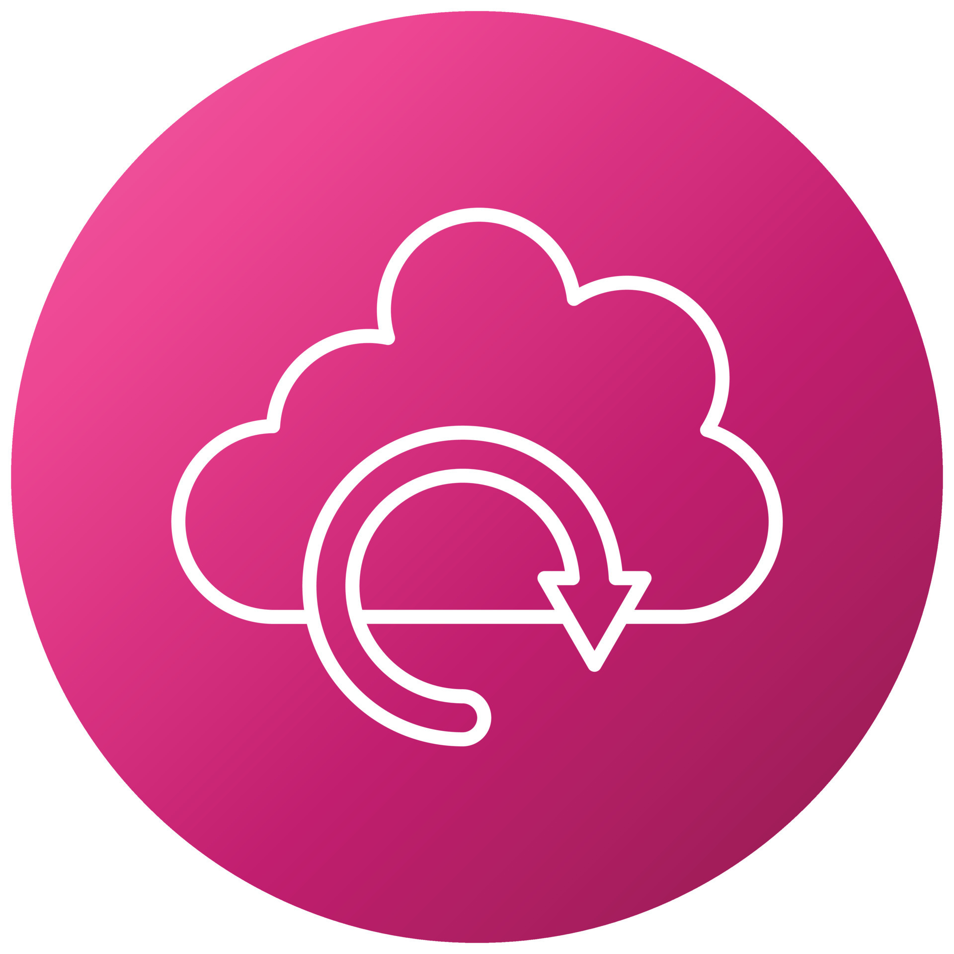 Cloud Backup Icon Style 7435919 Vector Art At Vecteezy