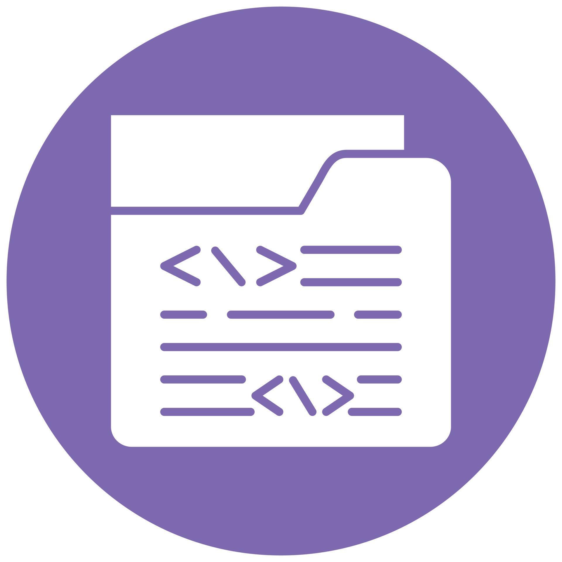 Coding Folder Icon Style 7435997 Vector Art at Vecteezy