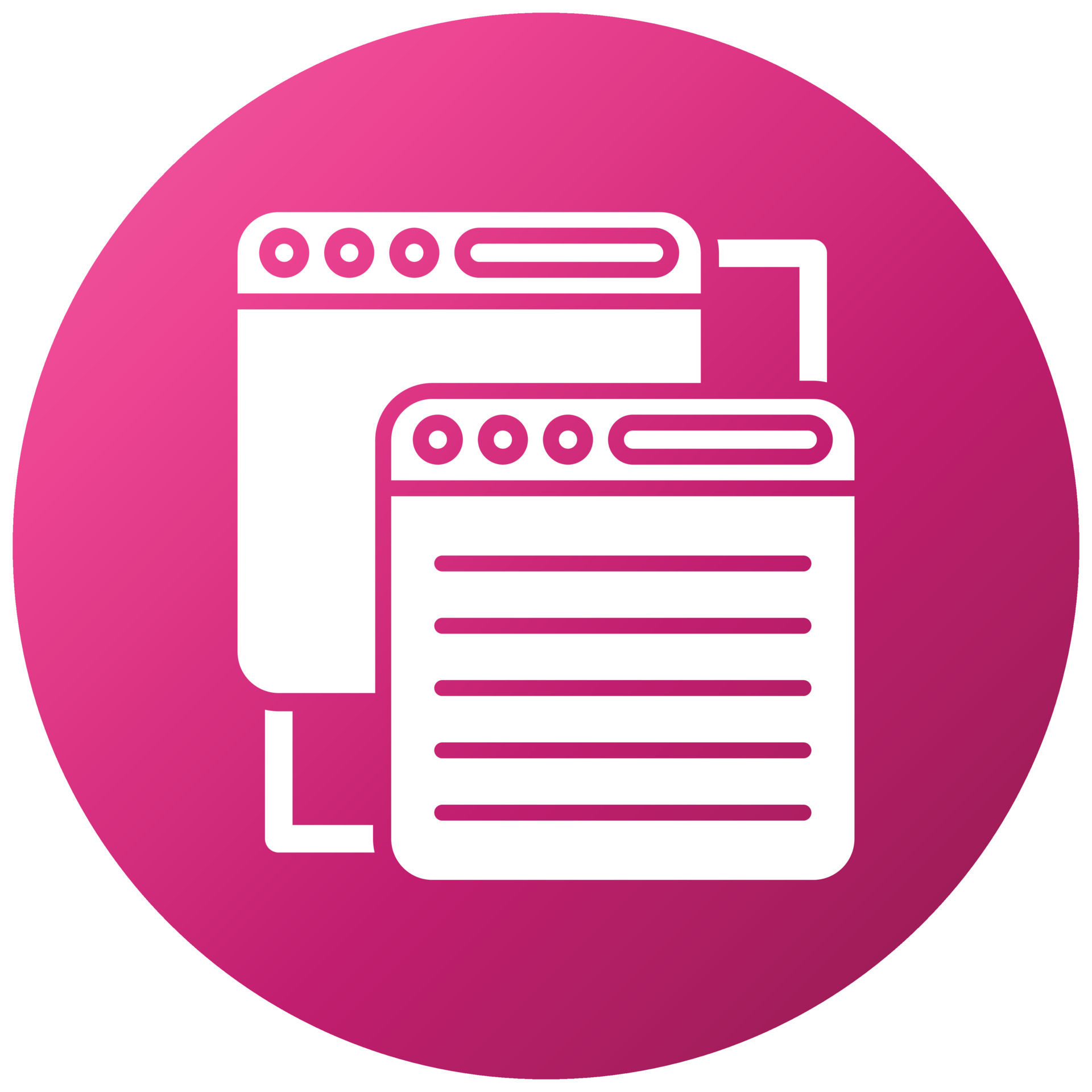 Queue Icon Style 7437270 Vector Art at Vecteezy