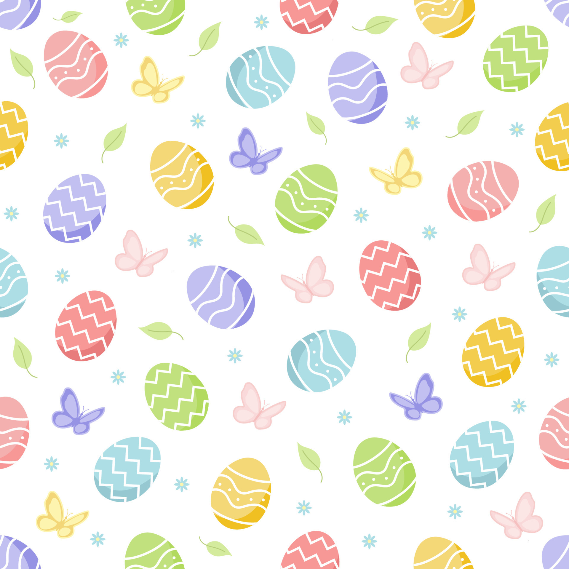 Cute Easter pattern 7438556 Vector Art at Vecteezy