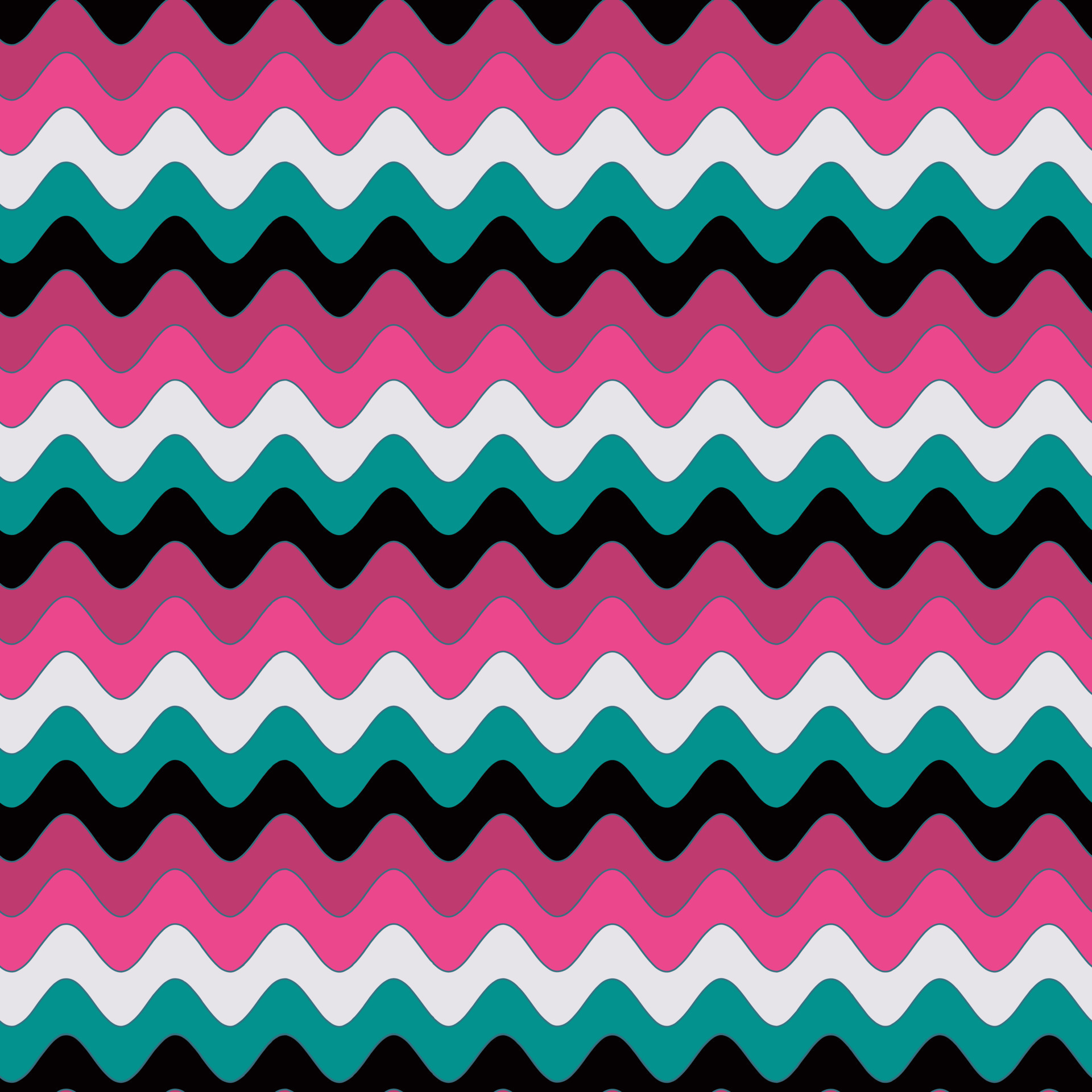 repeating multicolored chevron waves vector seamless pattern 7442283 ...