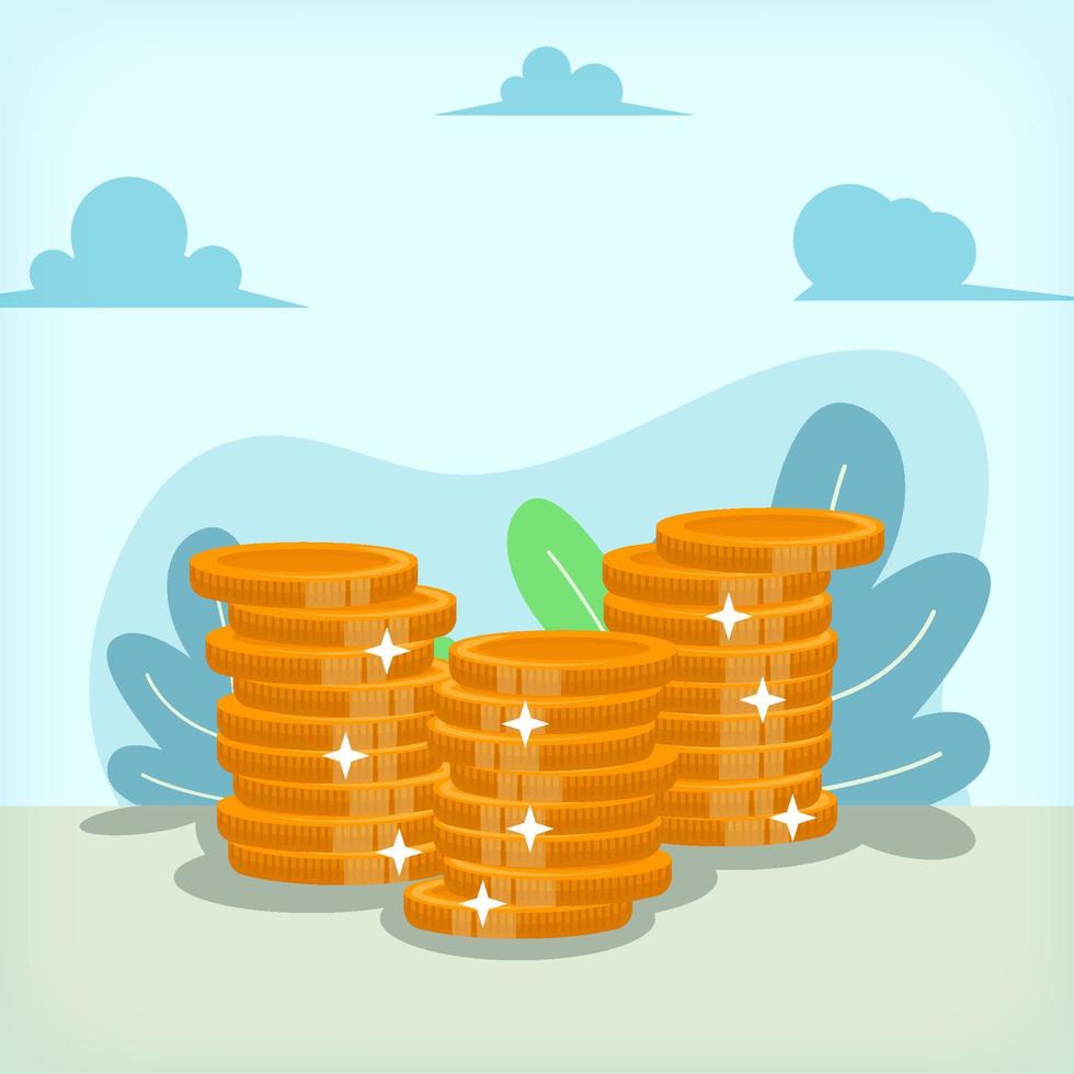 Stacked Golden Coins Illustration Design Concept 7451011 Vector Art at ... Stacked Golden Coins Illustration Design Concept 7451011 Vector Art at ...