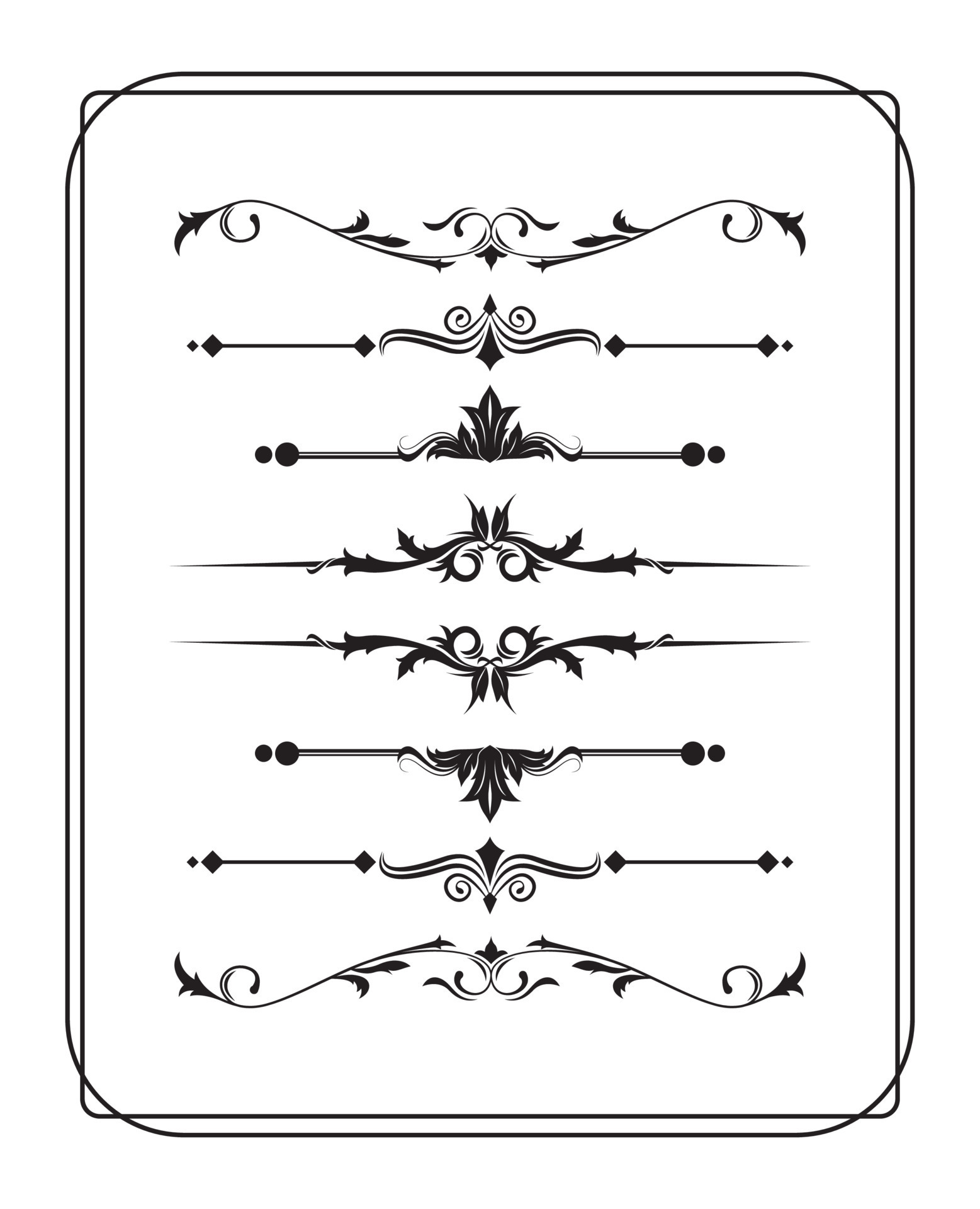 Vintage Decorative Line