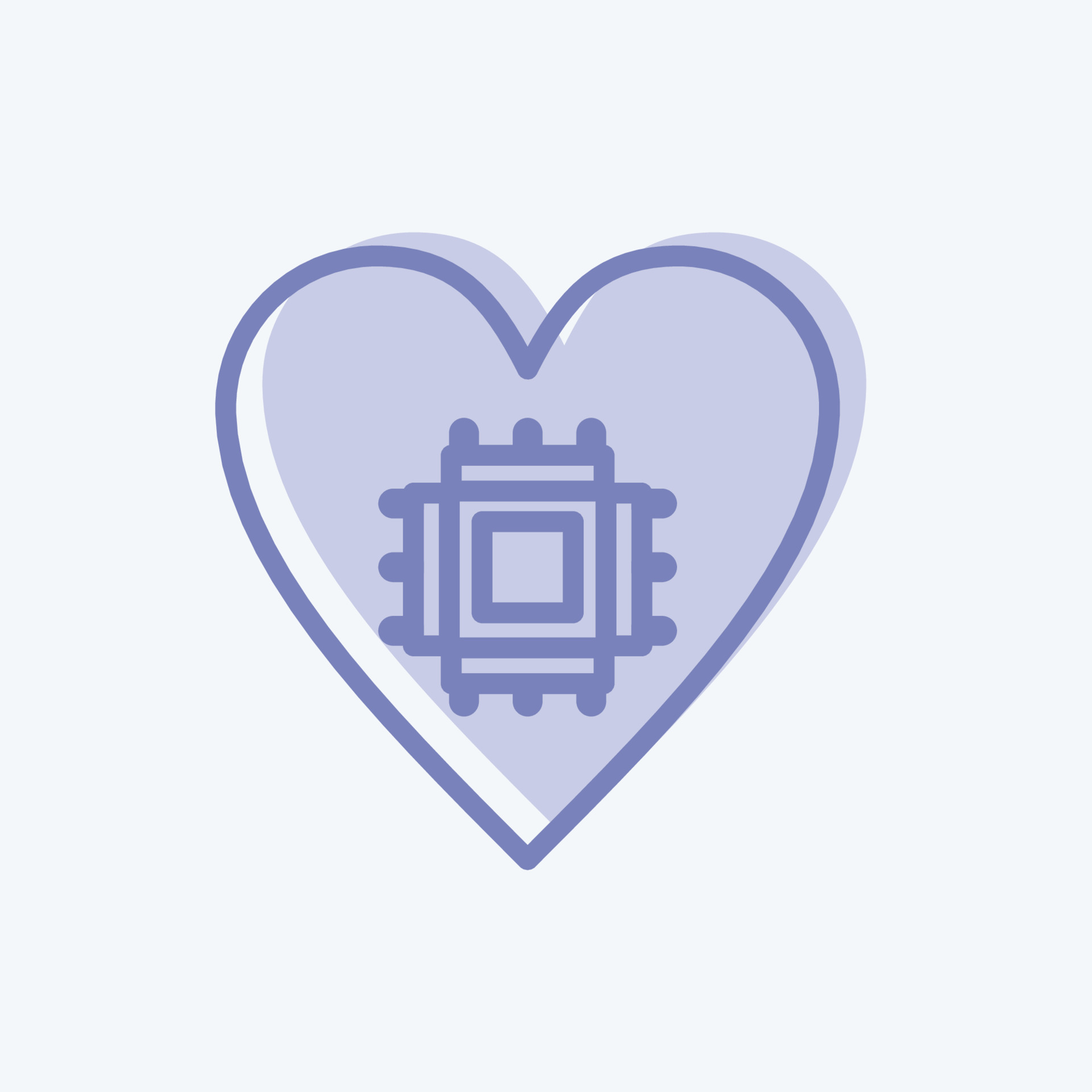 Icon Affective Computing Suitable For Data Analytics Symbol Two Tone