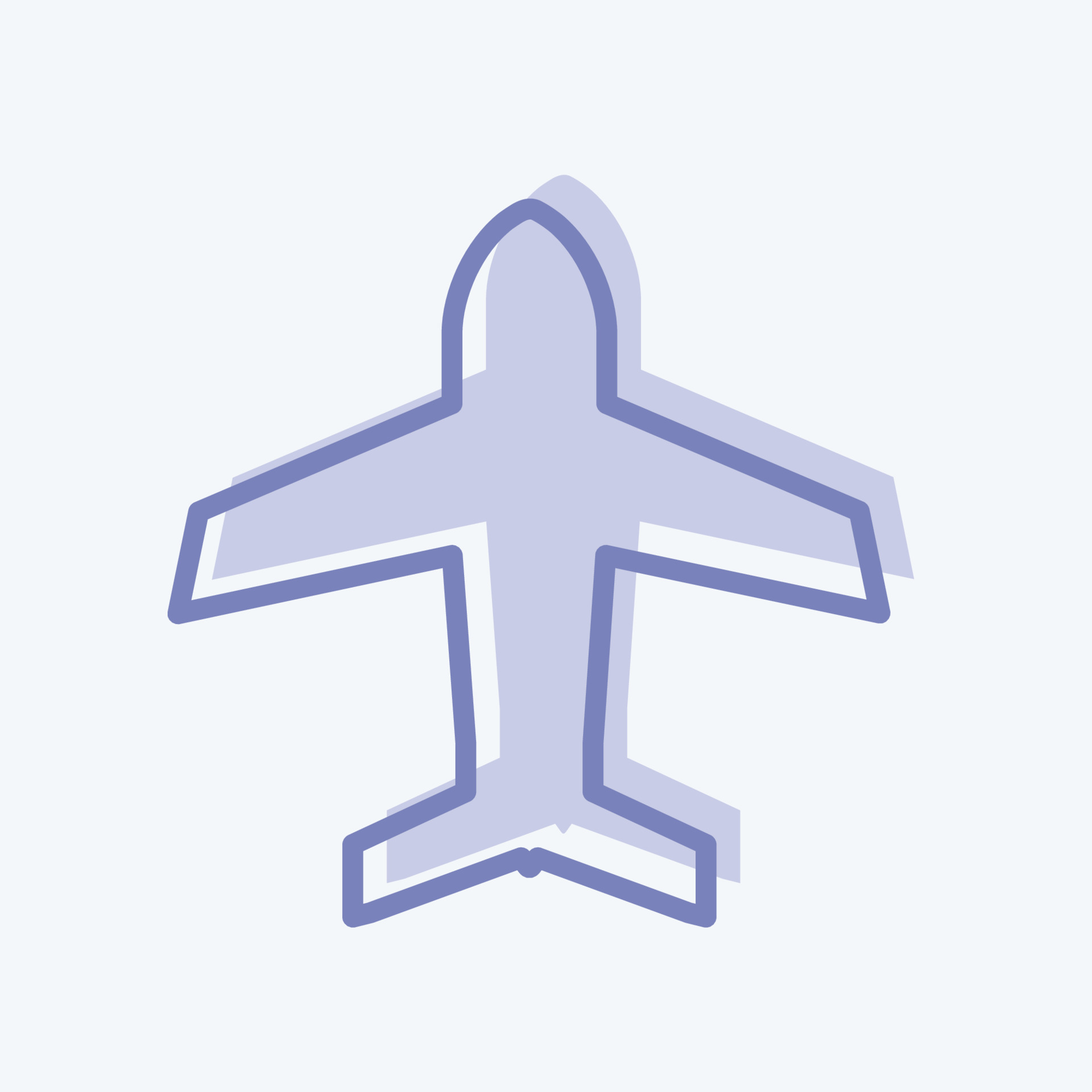Icon Airplane Mode Suitable For Mobile Apps Symbol Two Tone Style