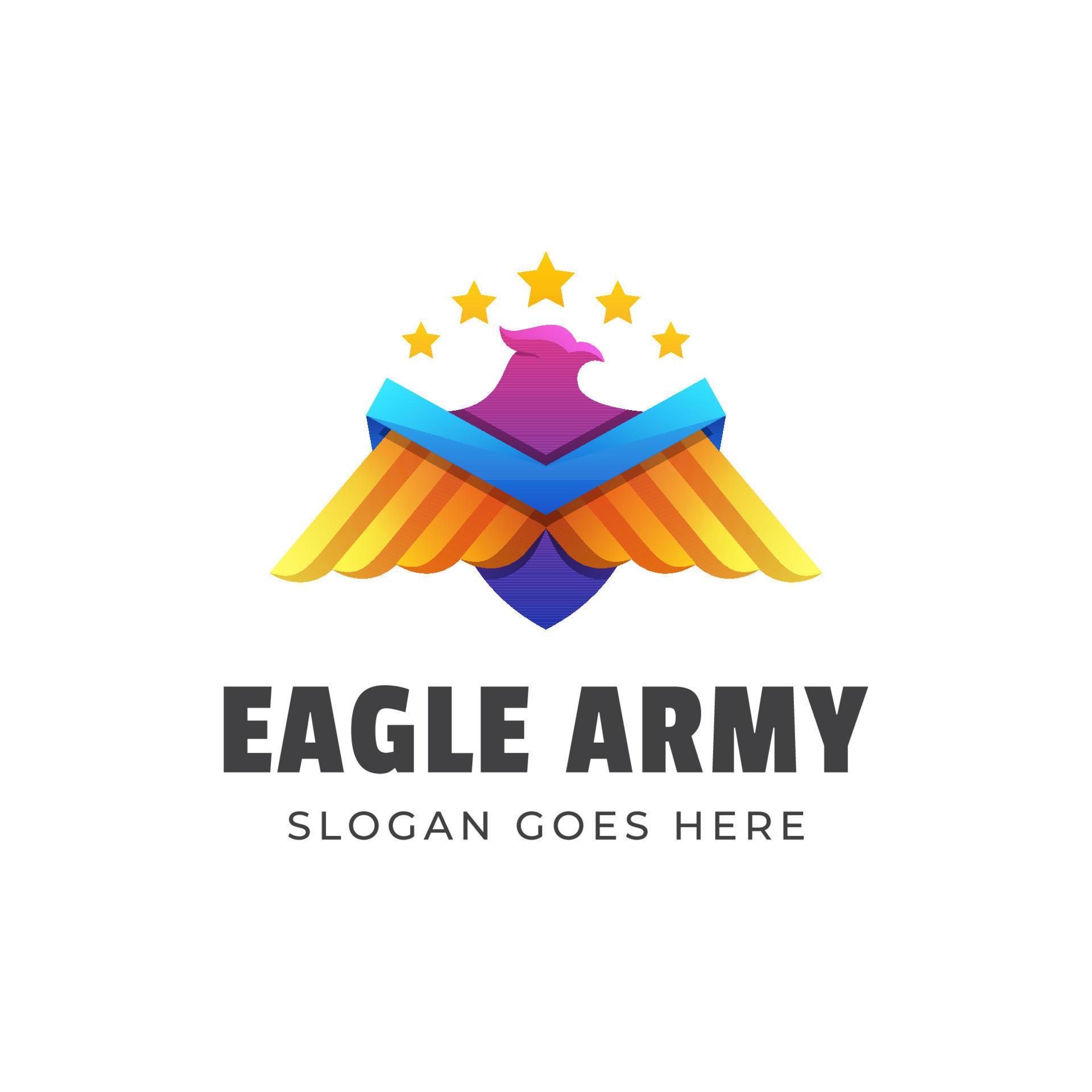 eagle army logo illustratiion vector template 7462254 Vector Art at ... eagle army logo illustratiion vector template 7462254 Vector Art at ...