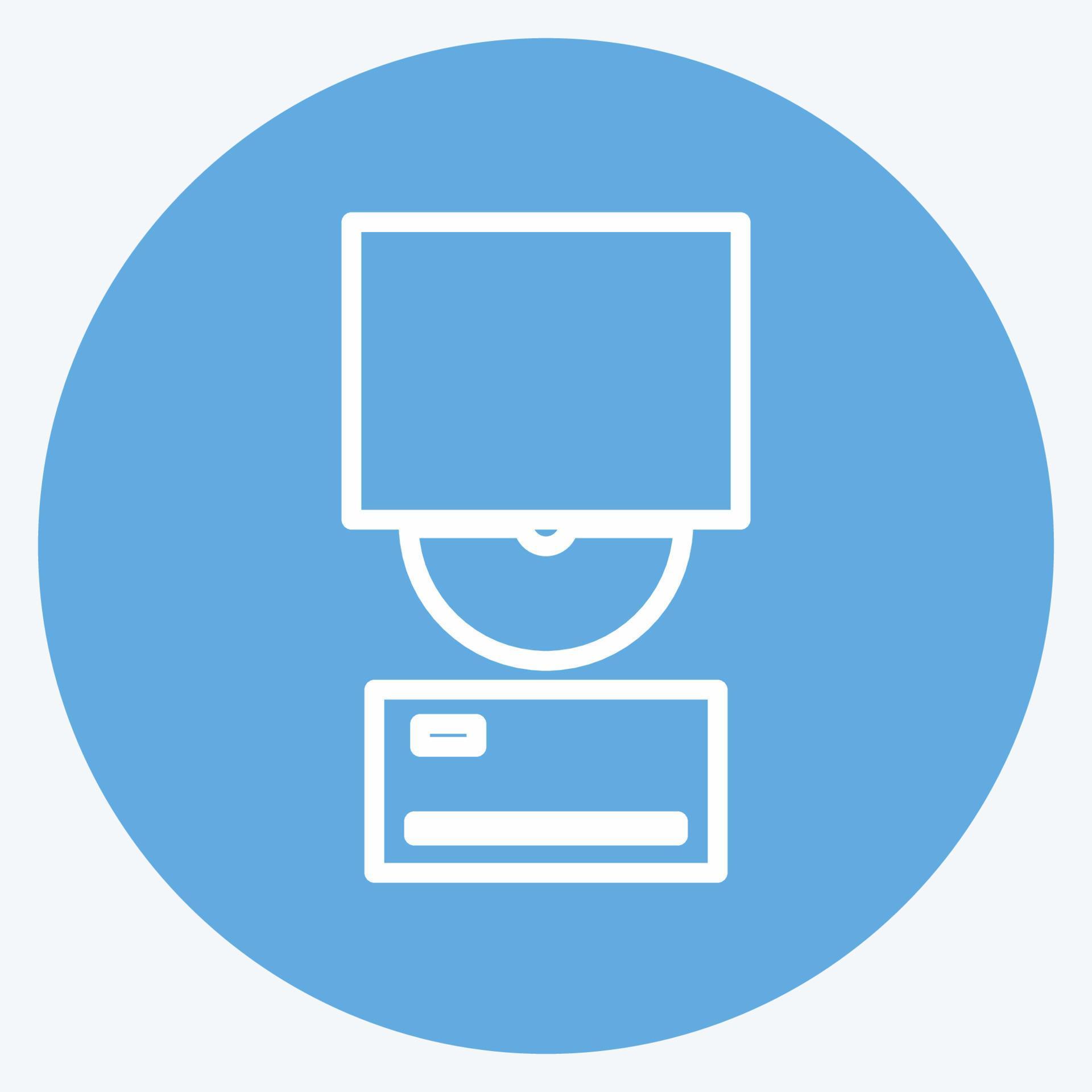 Icon Branding. suitable for digital web symbol. blue eyes style. simple ...