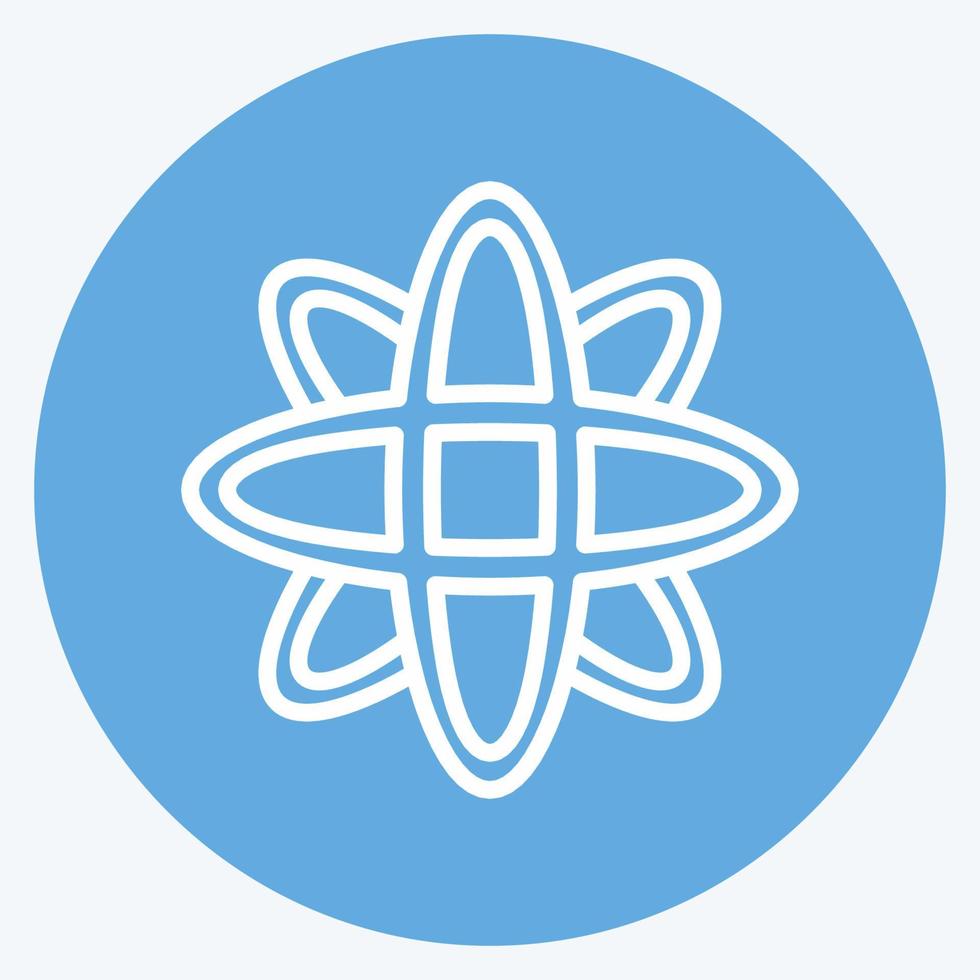 Icon Data Science Suitable For Data Analytics Symbol Blue Eyes Style Simple Design Editable