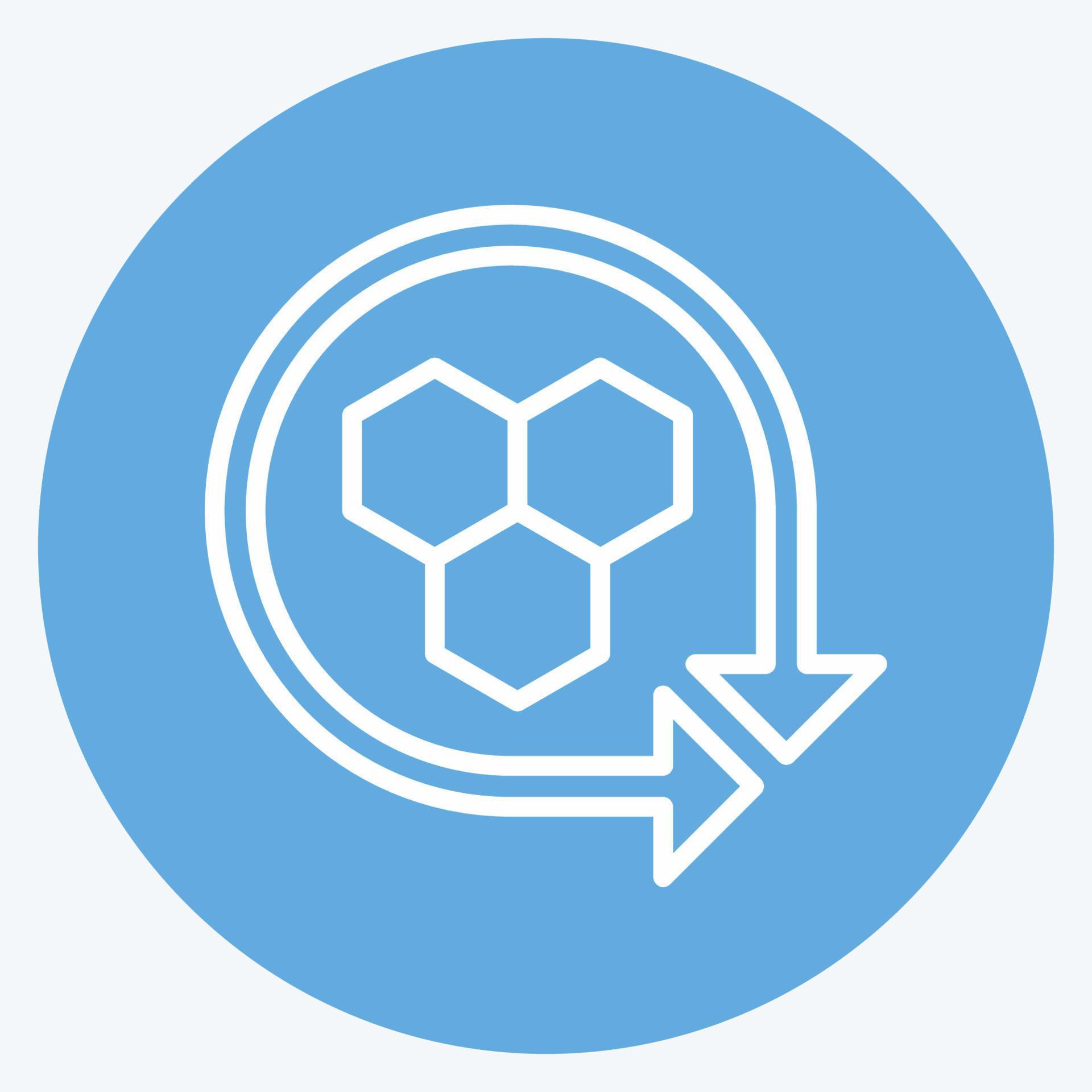 Icon Modeling Api Suitable For Data Analytics Symbol Blue Eyes Style