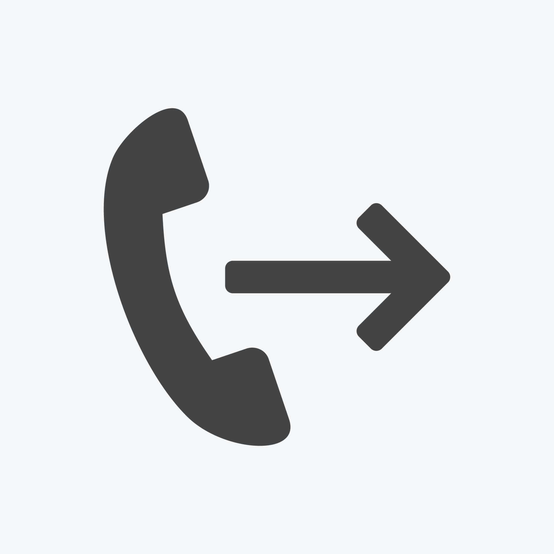 Icon Call Forwarding Suitable For Mobile Apps Symbol Glyph Style Simple Design Editable