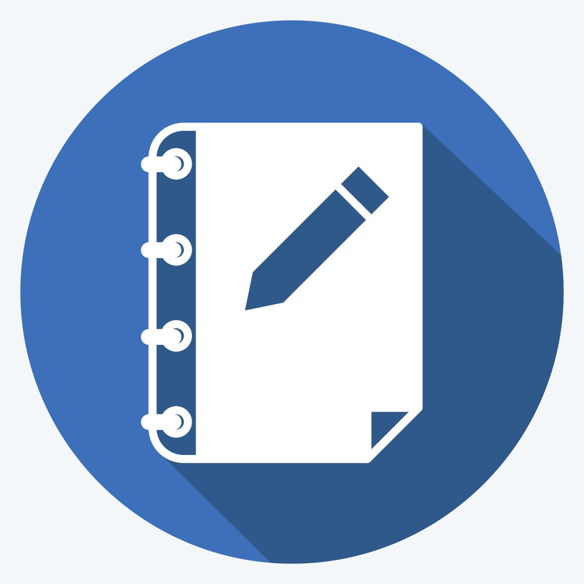 Icon Official Document. suitable for Wedding symbol. long shadow style. simple design editable ...