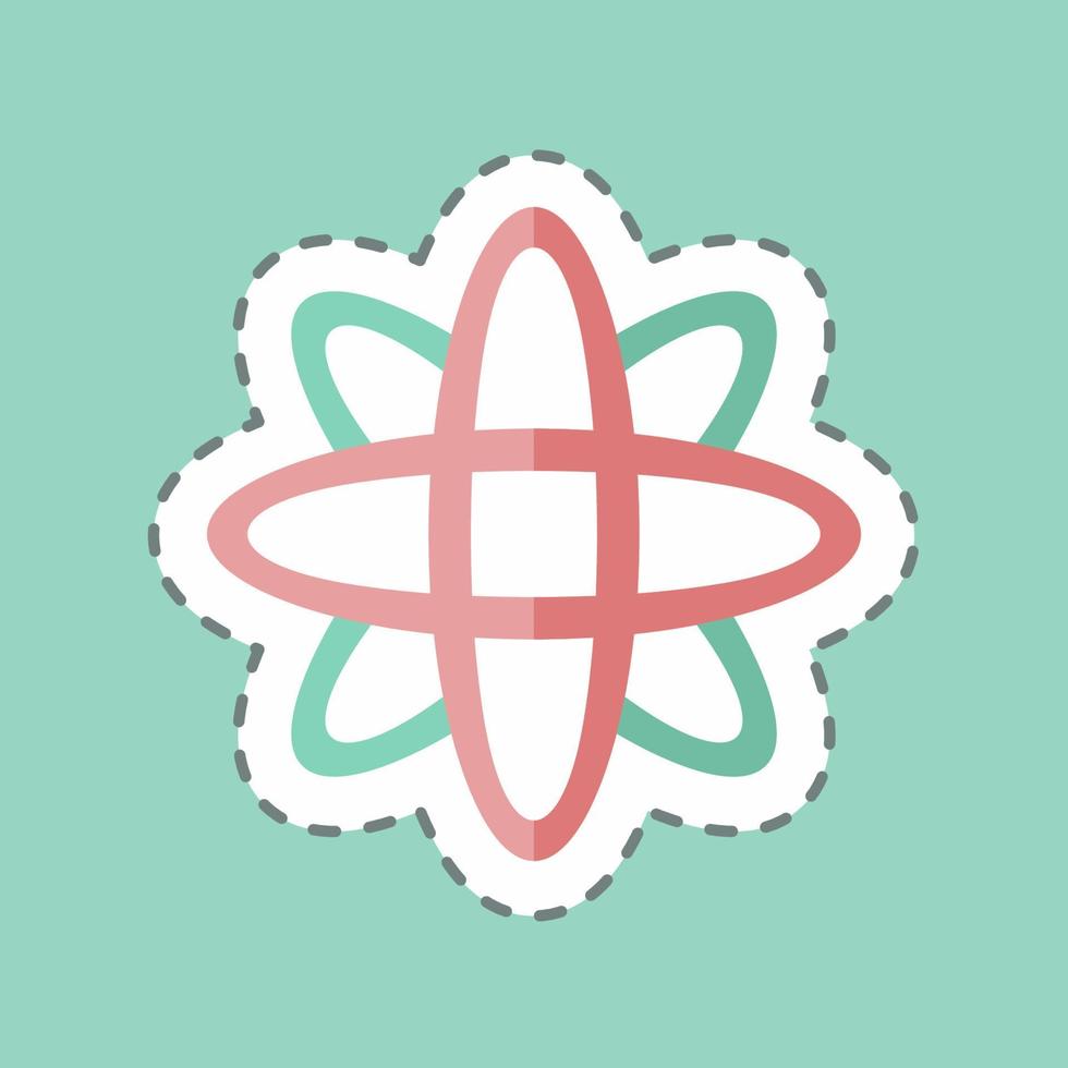 Sticker Line Cut Data Science Suitable For Data Analytics Symbol