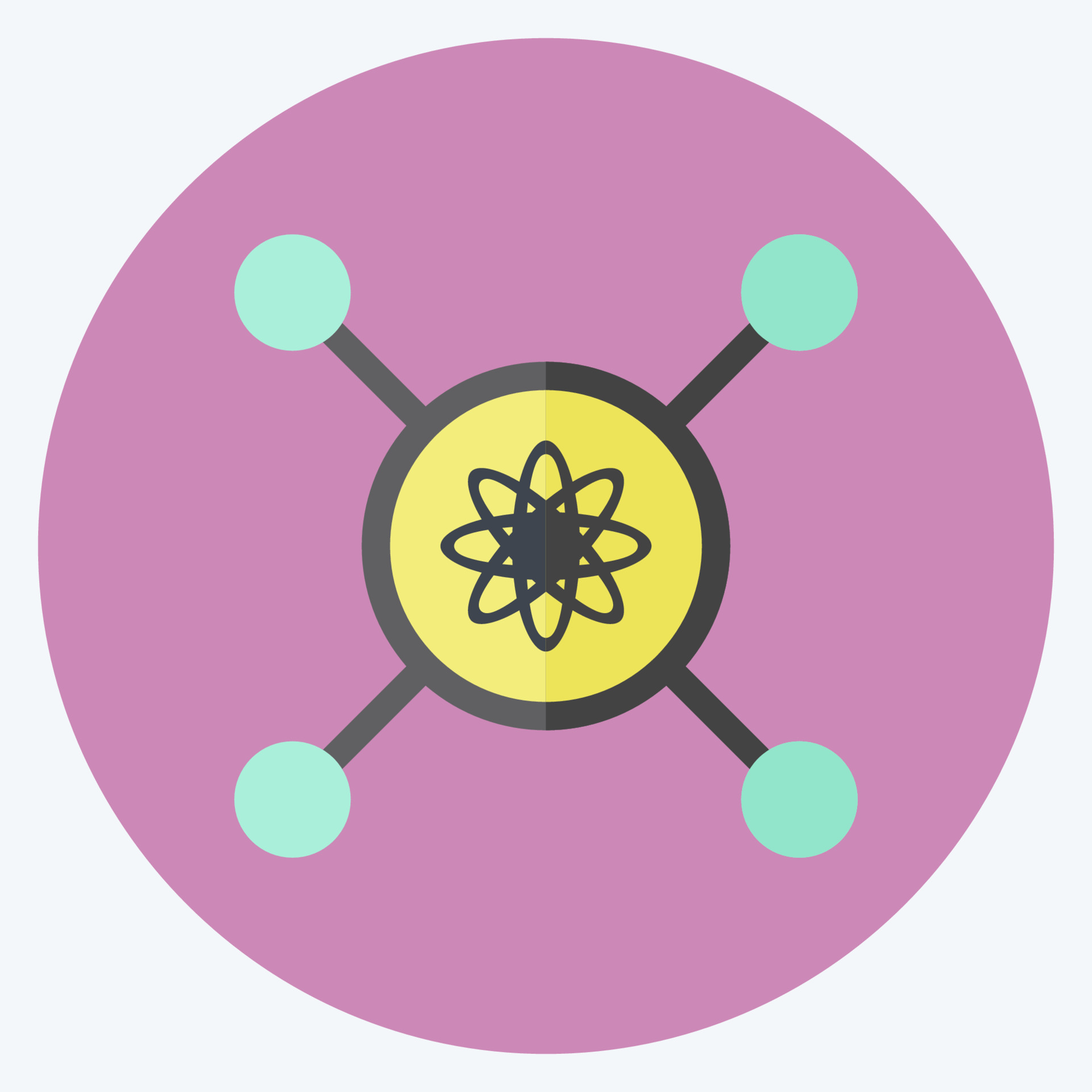 Icon Intelligent Control Suitable For Data Analytics Symbol Flat Style Simple Design Editable